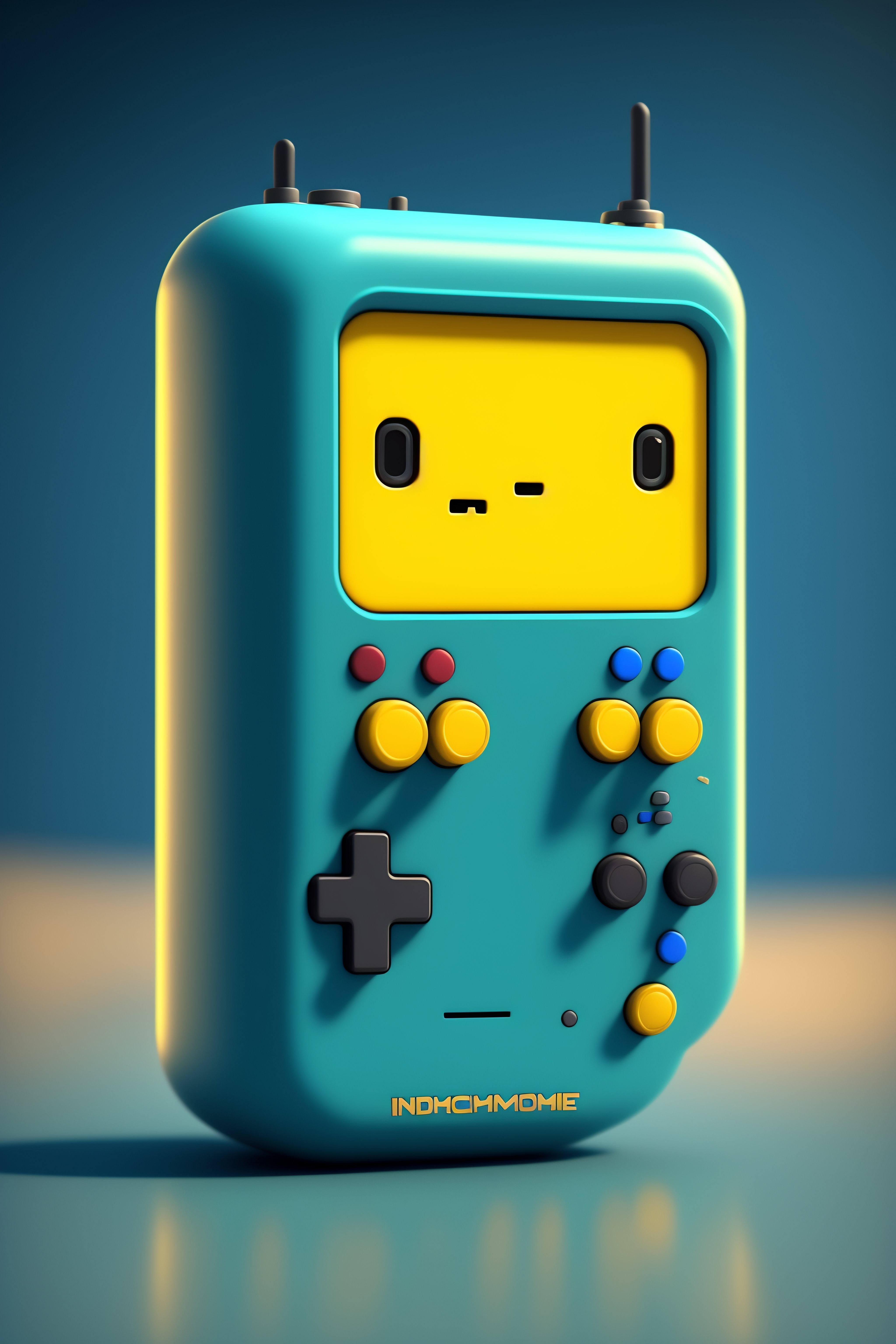 Lexica - A cute anthropomorphic gameboy smiling, BMO adventure time ...