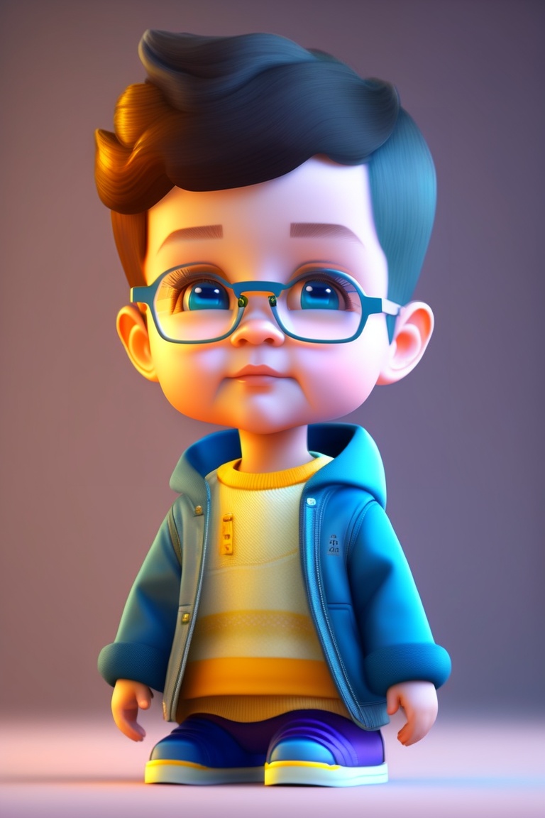 Lexica - A main character named Memduh, the youngest child, 3d, 4k ...