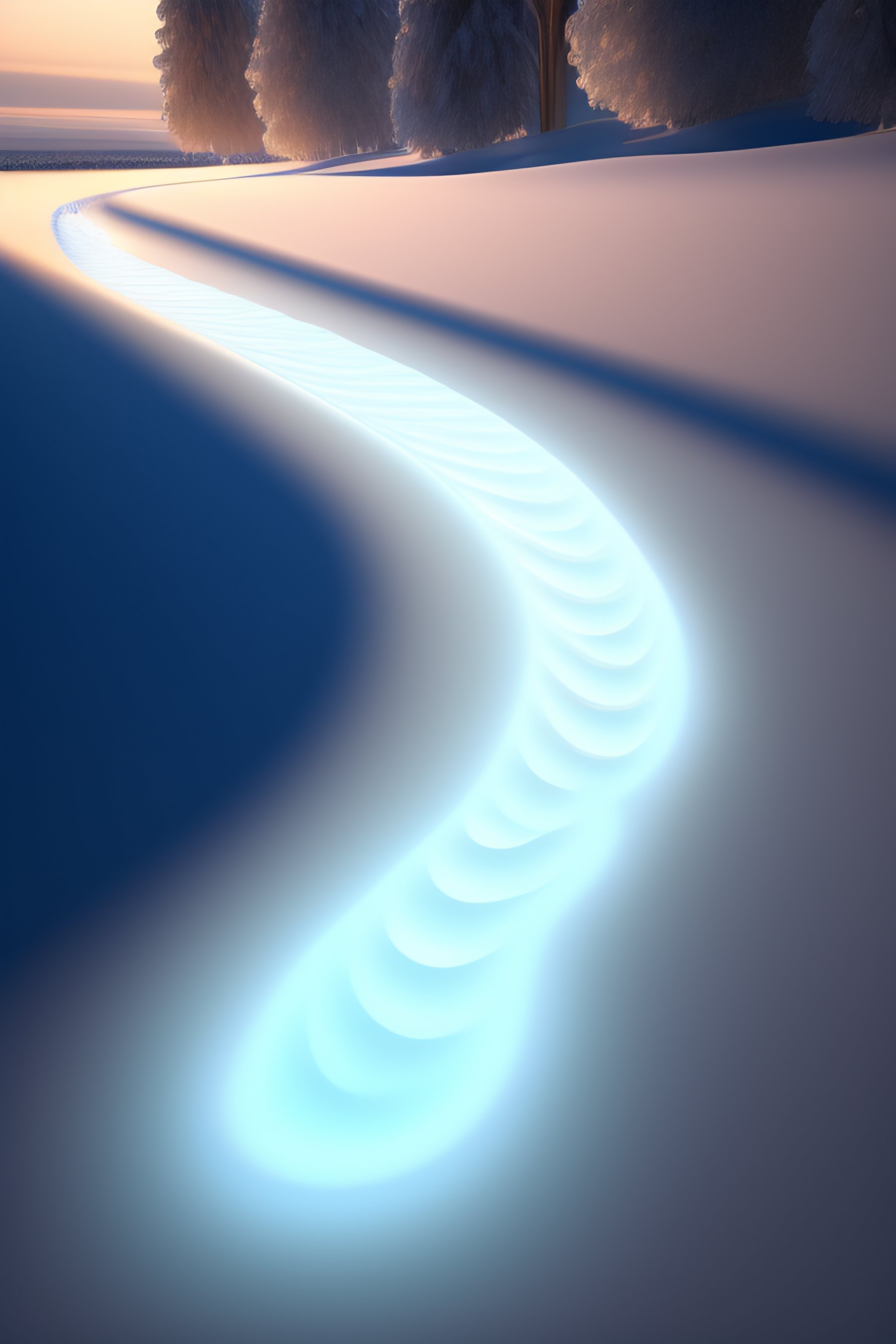 Lexica - A translucent pale egg path tracing