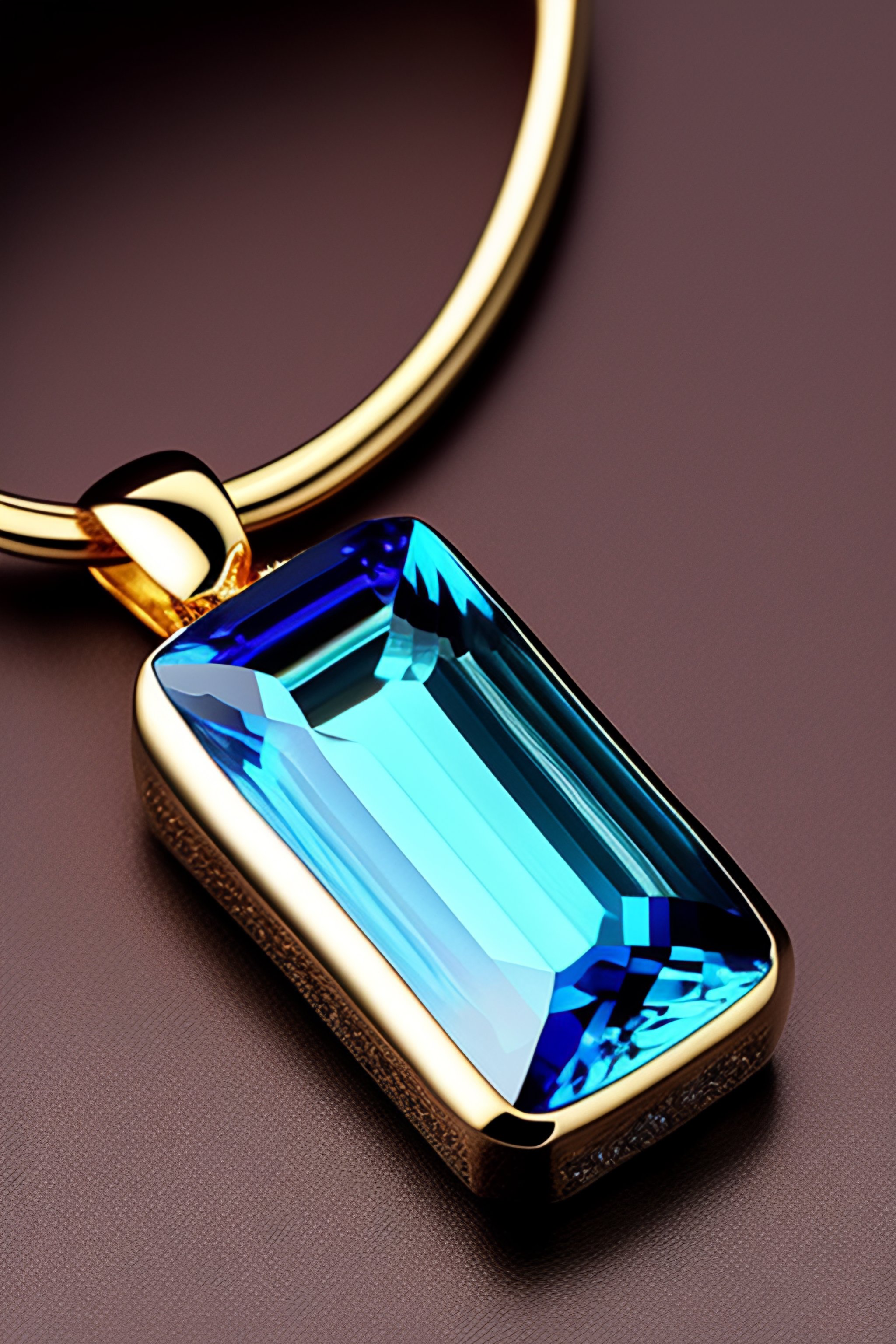 Lexica - Pendant Style: Solitaire Stone: Natural London Blue Topaz ...