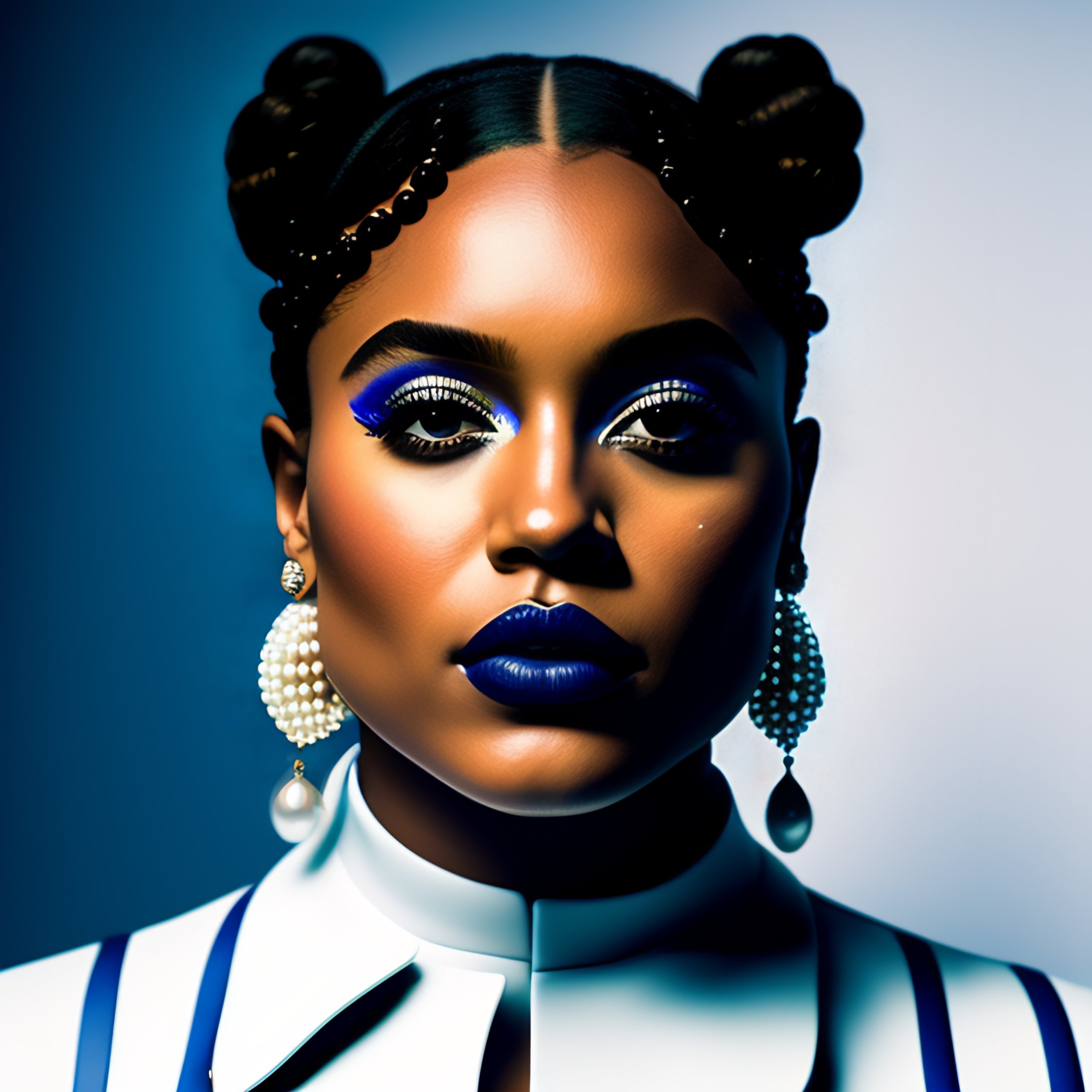 Lexica - Paloma Elsesser as elegant muddy full body white thights black ...