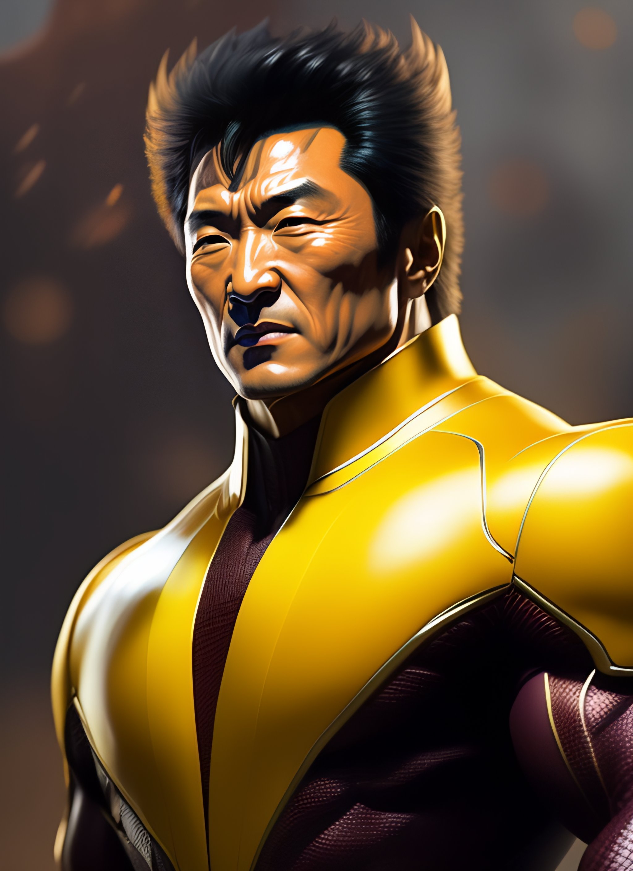 Lexica - Portrait of Jackie Chan as wolverine classic suit from marvel ...