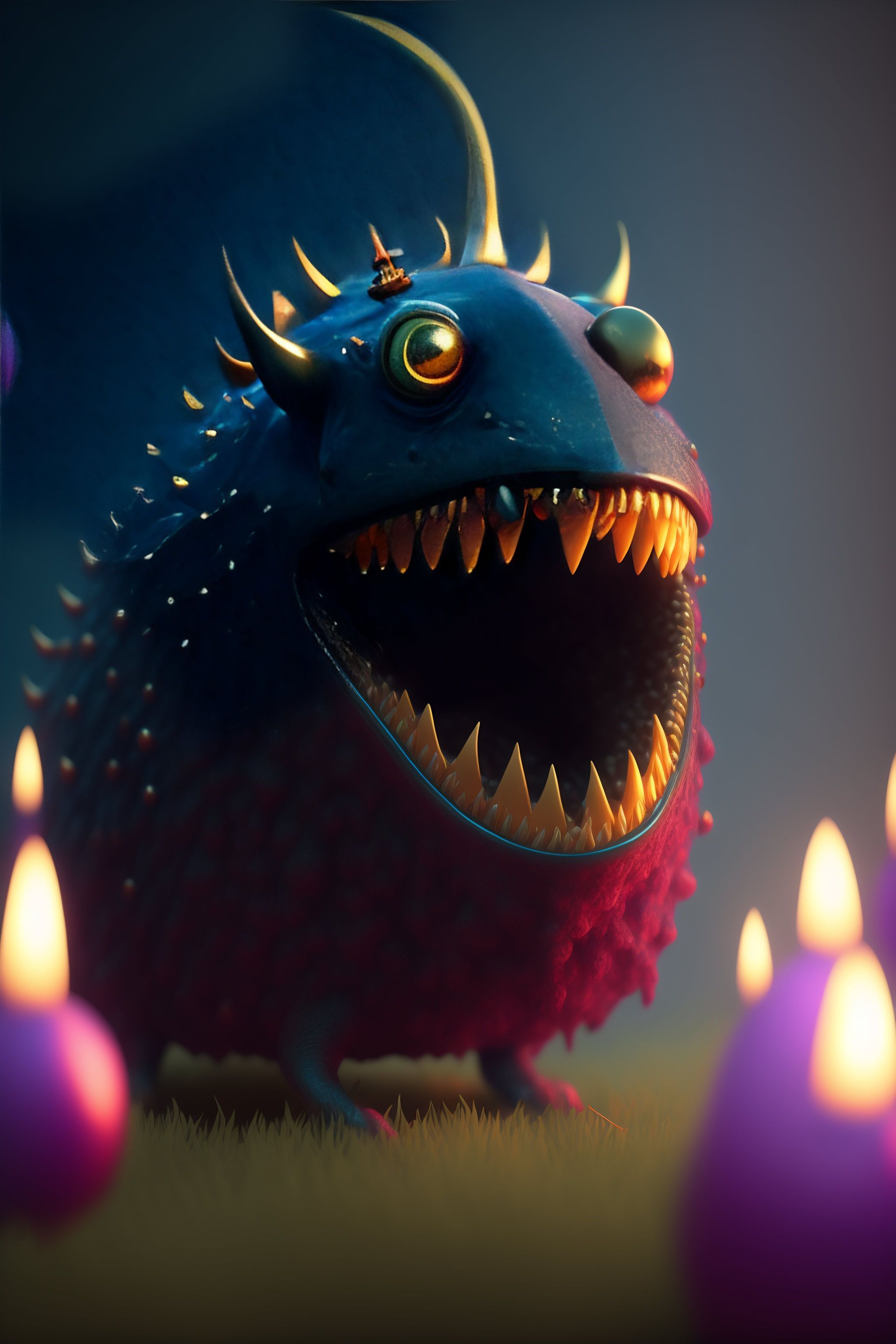 Lexica - A nightmare by tim burton, Monster dreams, v-ray octane ...