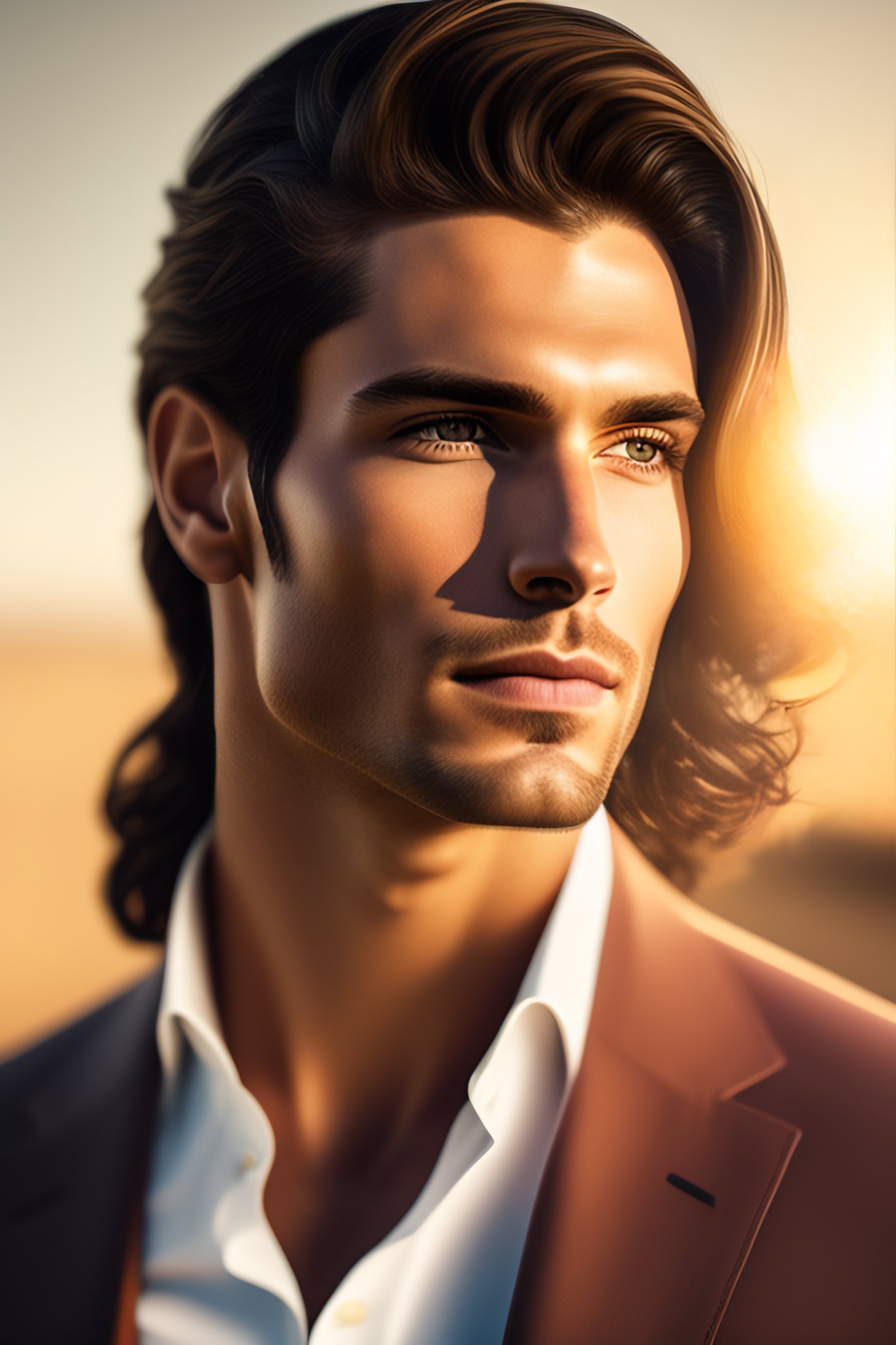 Lexica - Portrait of a handsome, confident man, rimlight, photo ...