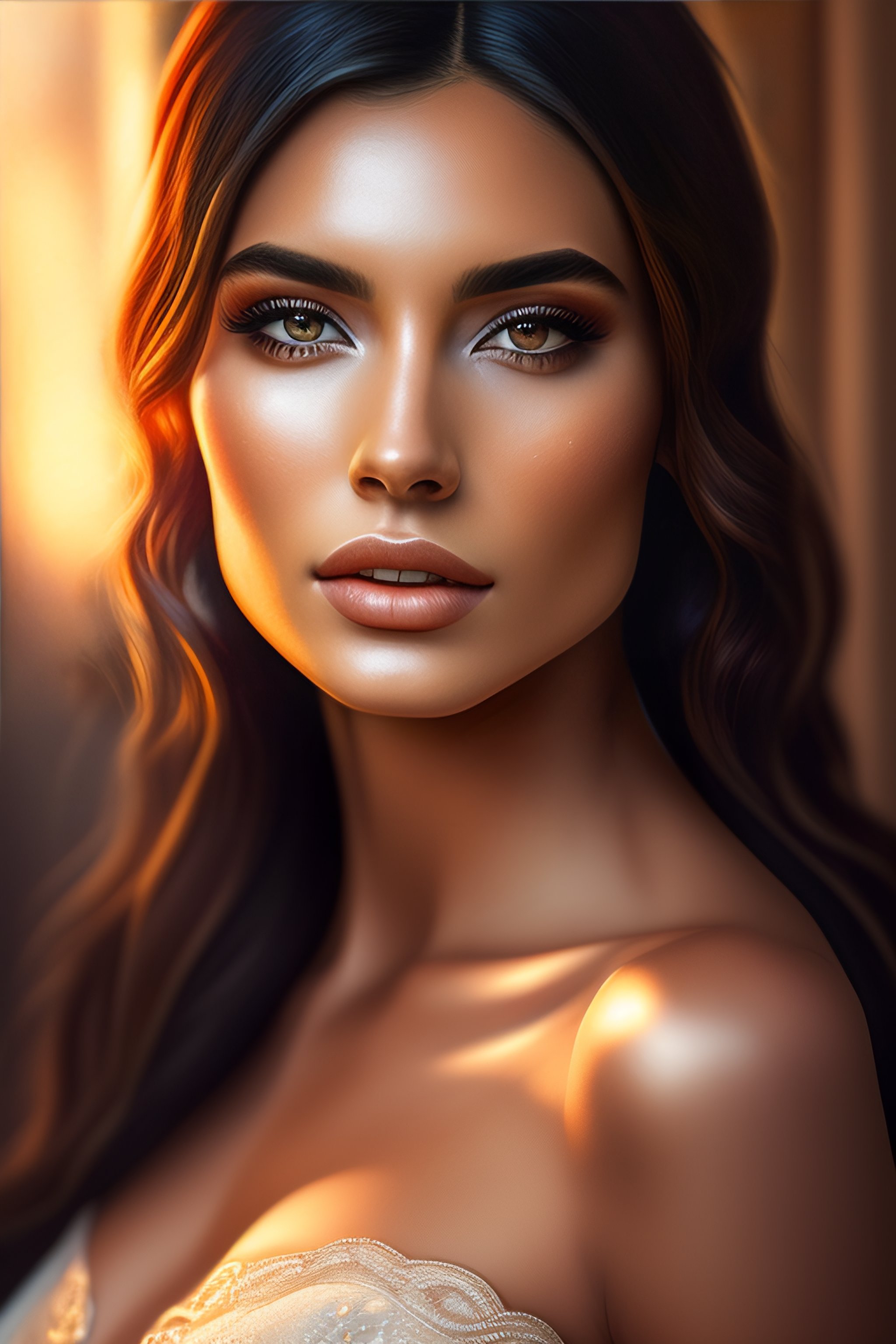 Lexica - A gorgeous greek female photo, professionally retouched, soft ...