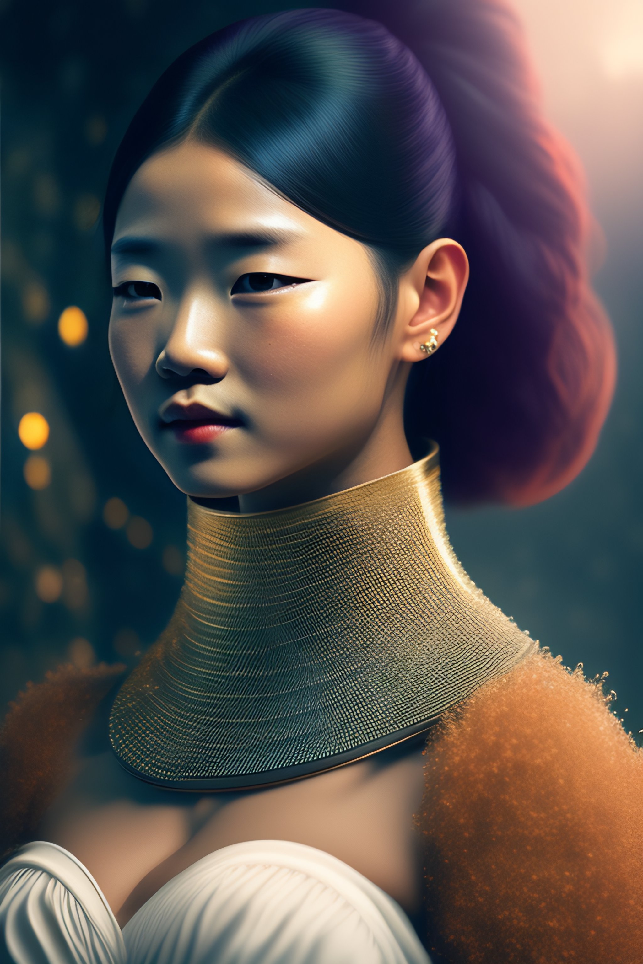 Lexica - Portrait of a future human from 9900