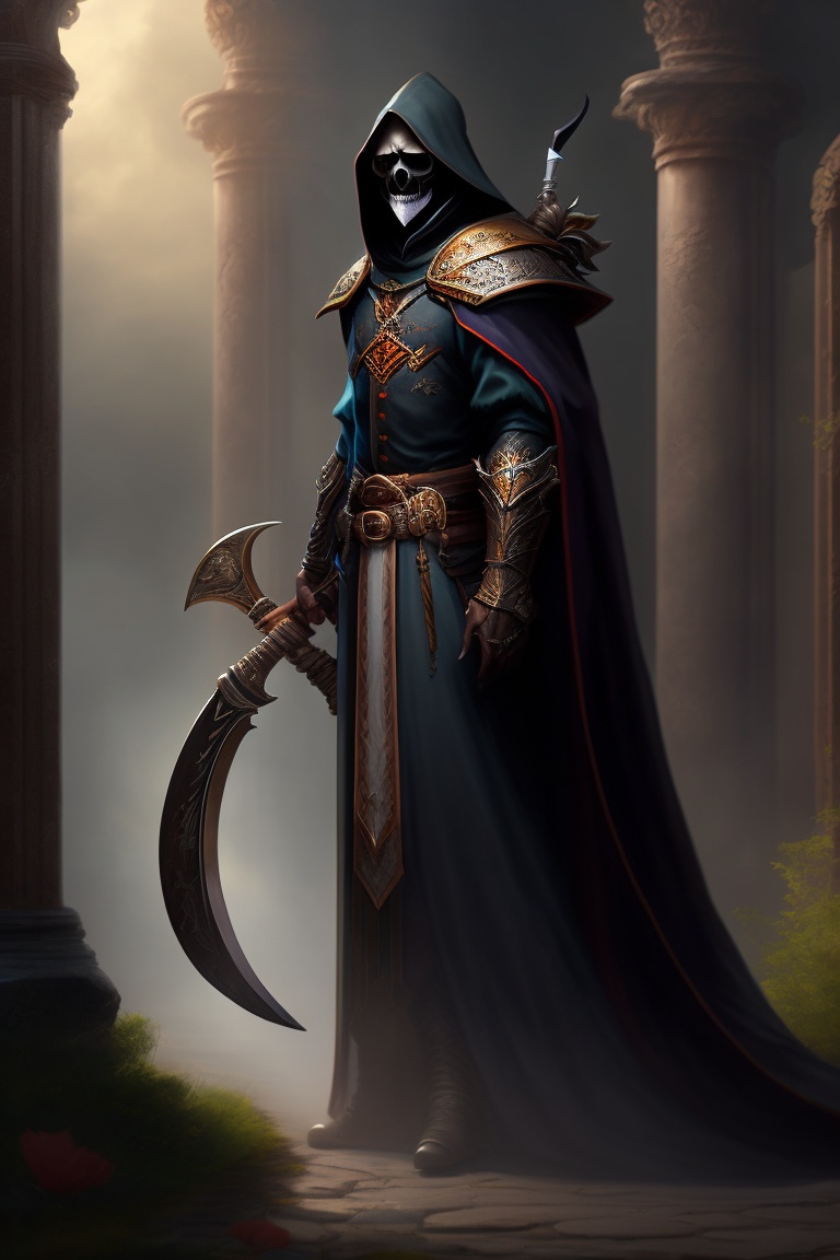 Lexica - Bring to life a shadowy reaper, donned in tattered robes ...