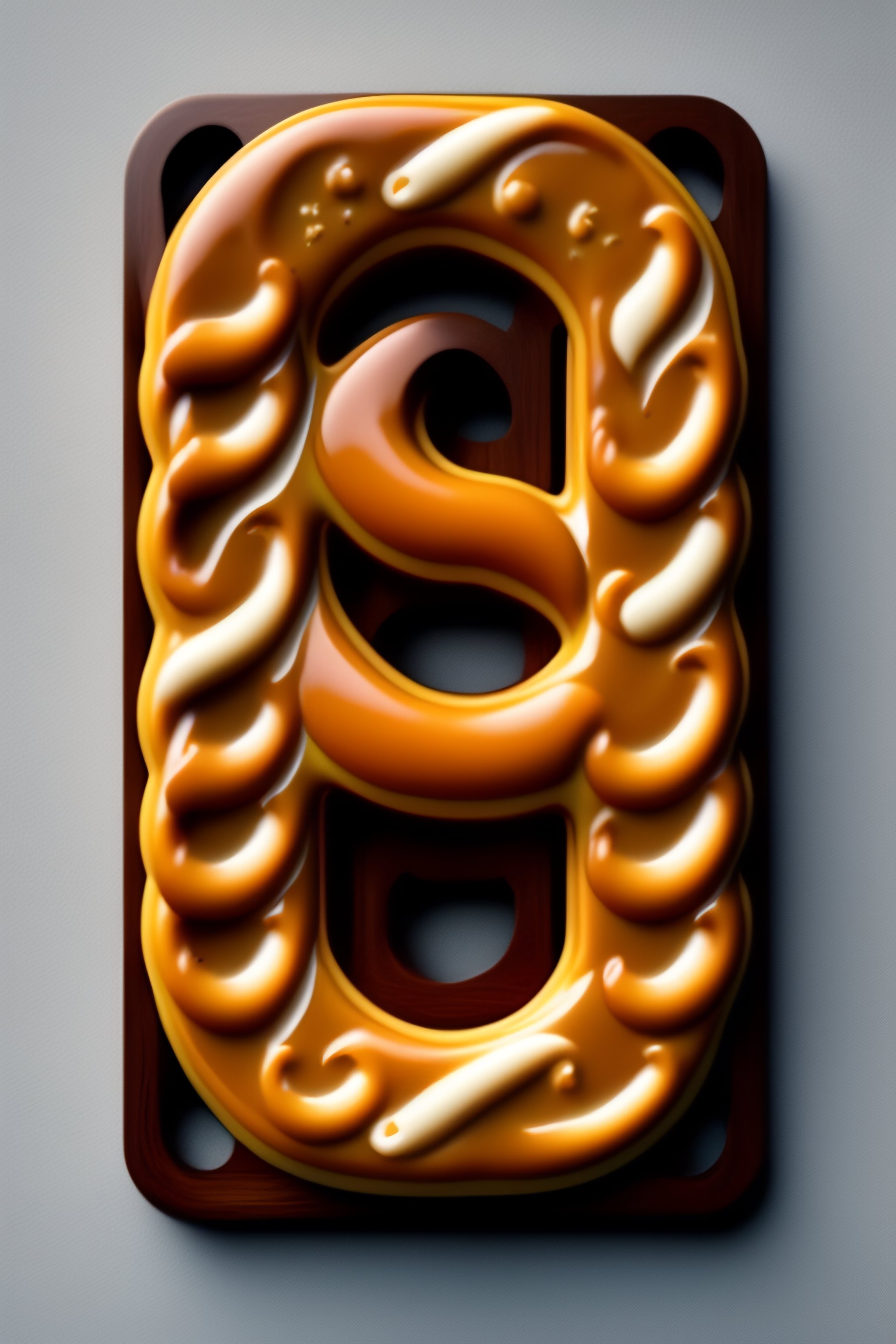 Lexica - Entire alphabet made of pretzels