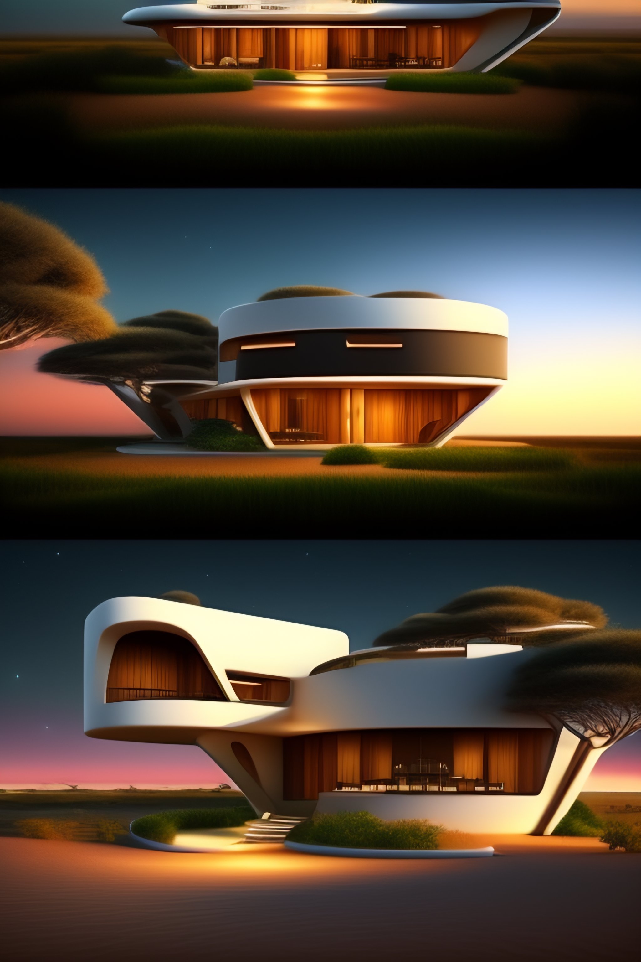 Lexica - African sci-fi conceptual house design
