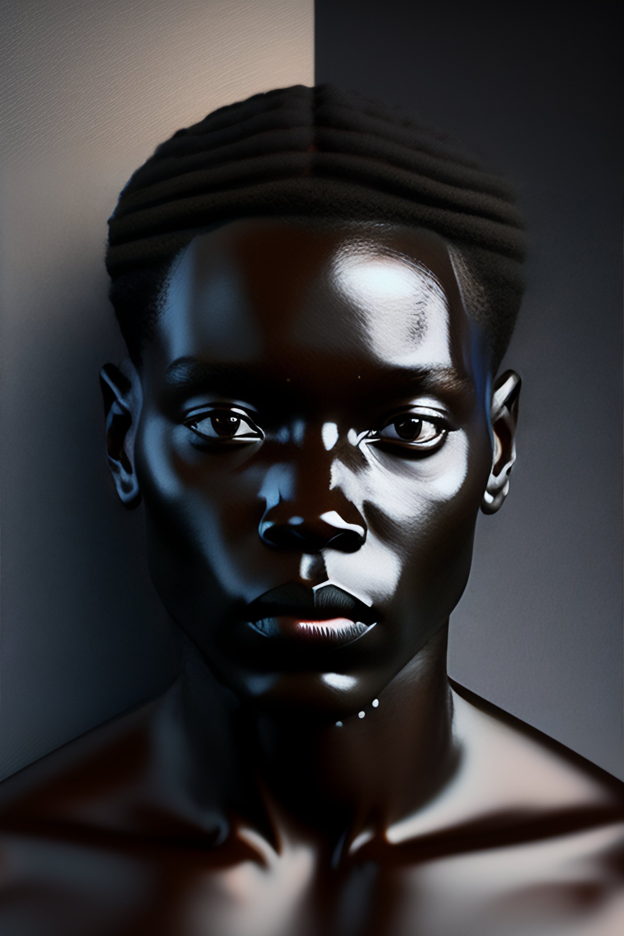 Lexica - Web3 dapp in form of a black human face