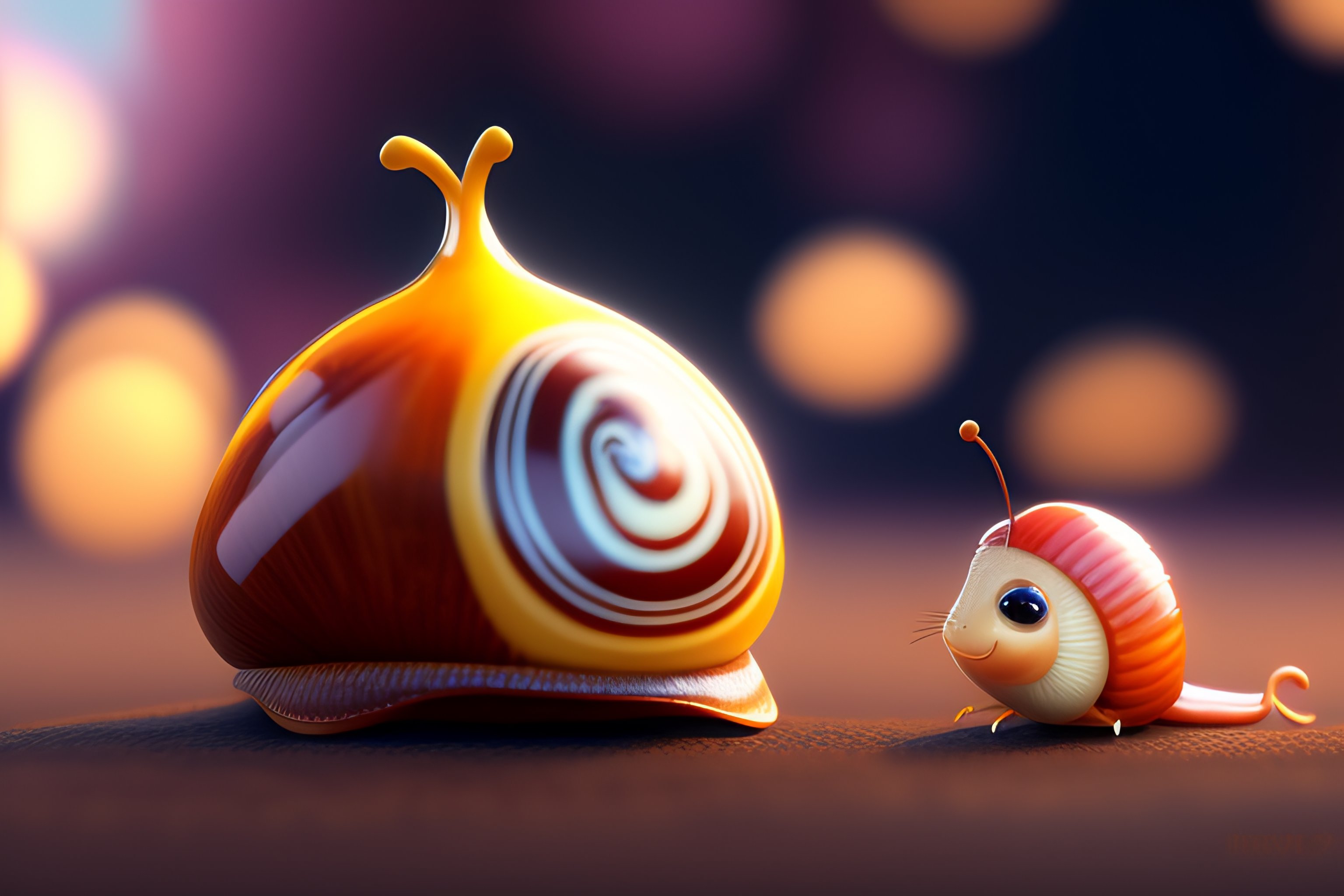 Waving Snail