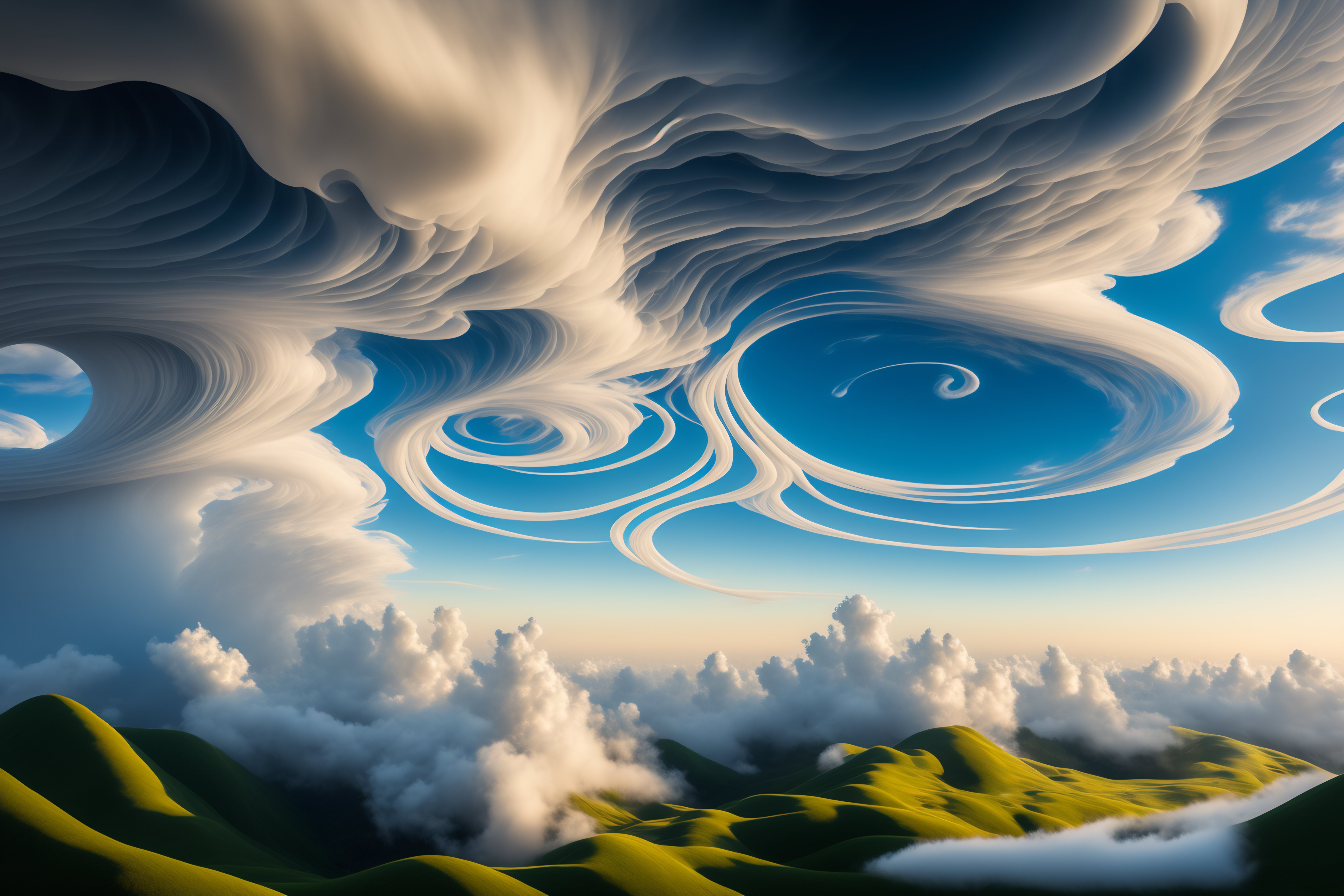 Lexica - A huge flock of many elaborate intricate smooth sculptural ...