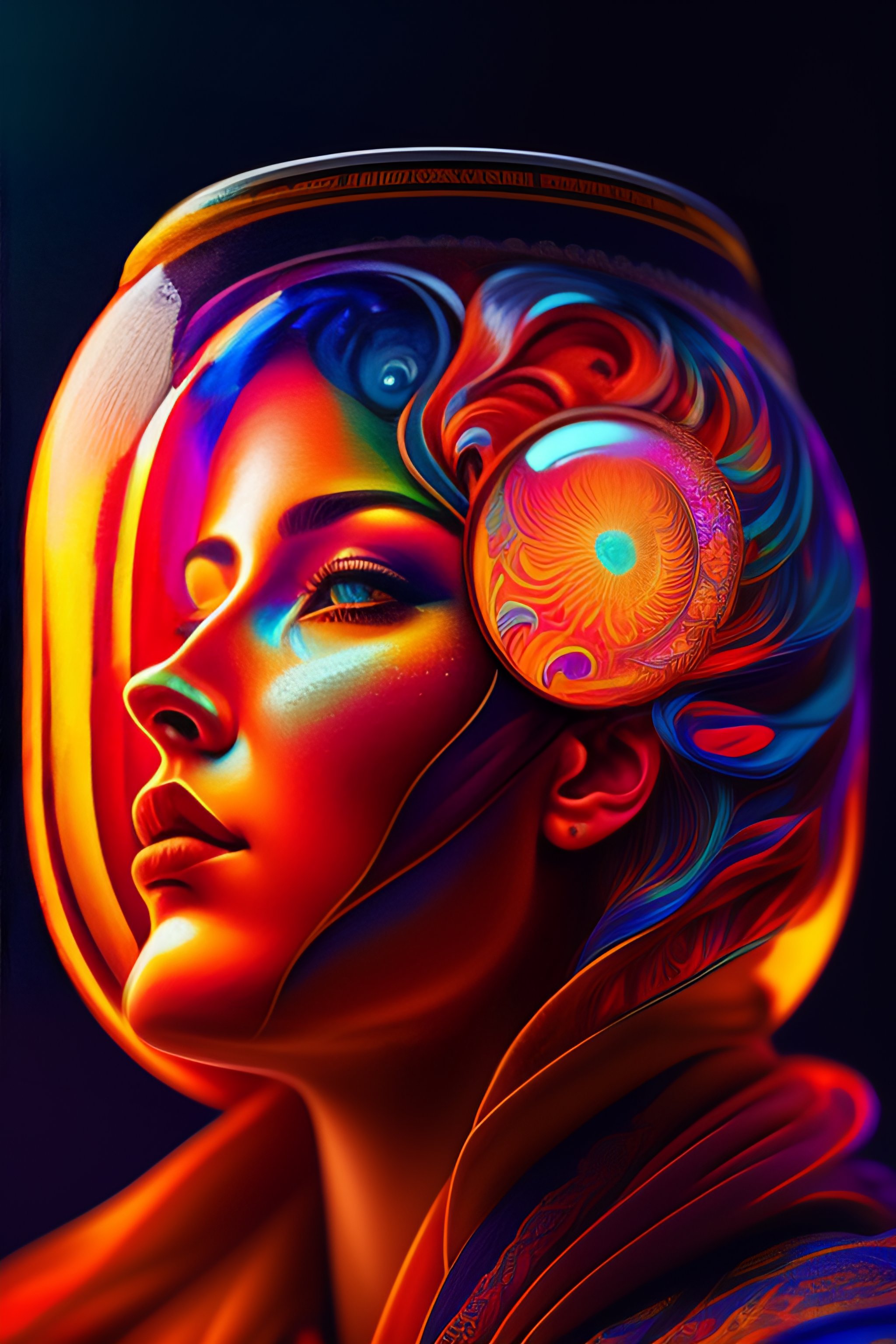 Lexica - An extremely psychedelic beer, colorful, surreal, dramatic ...