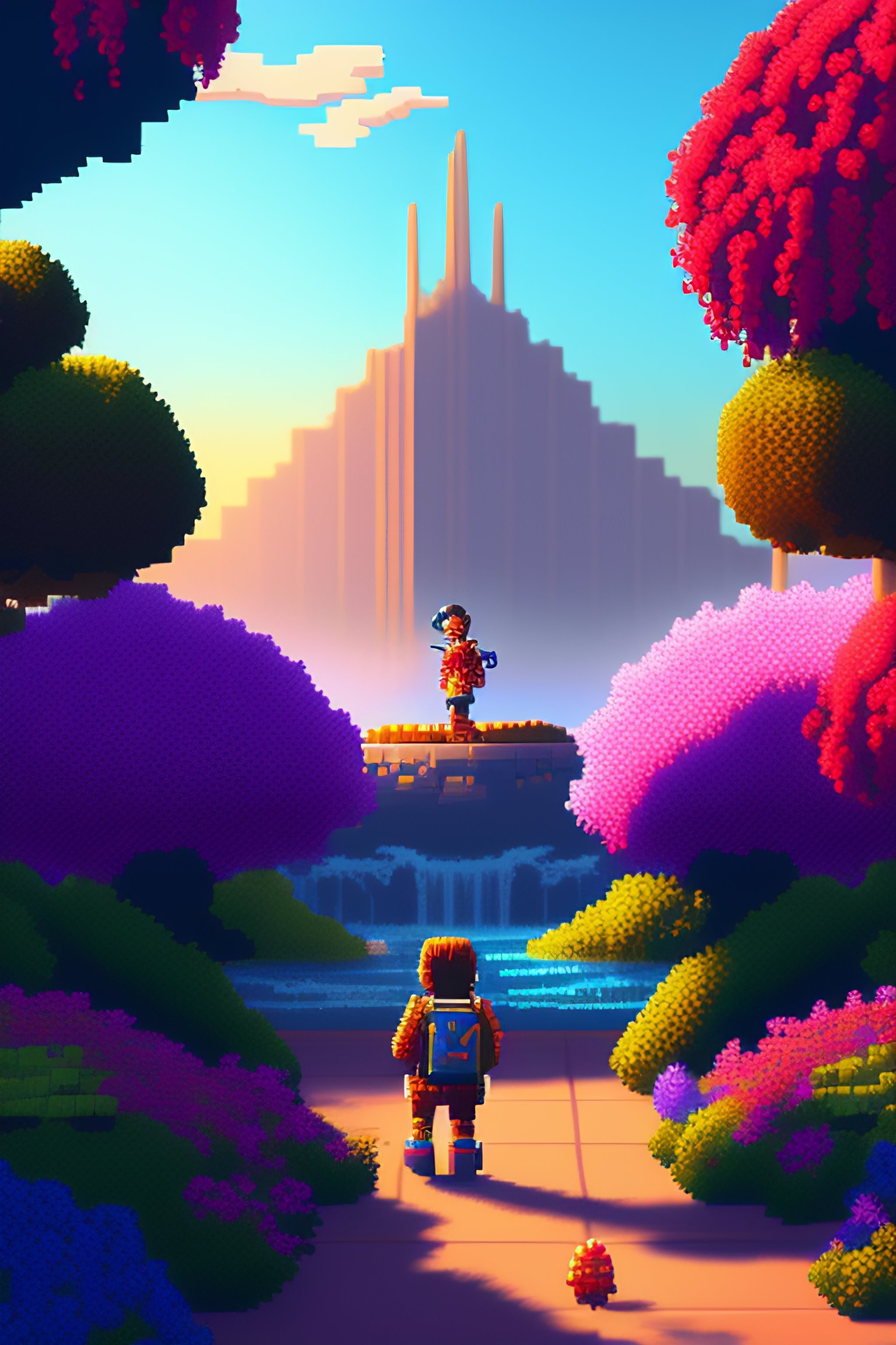 Lexica - Pixel art san francisco. 3d pixel art 4k wallpaper. incredible ...