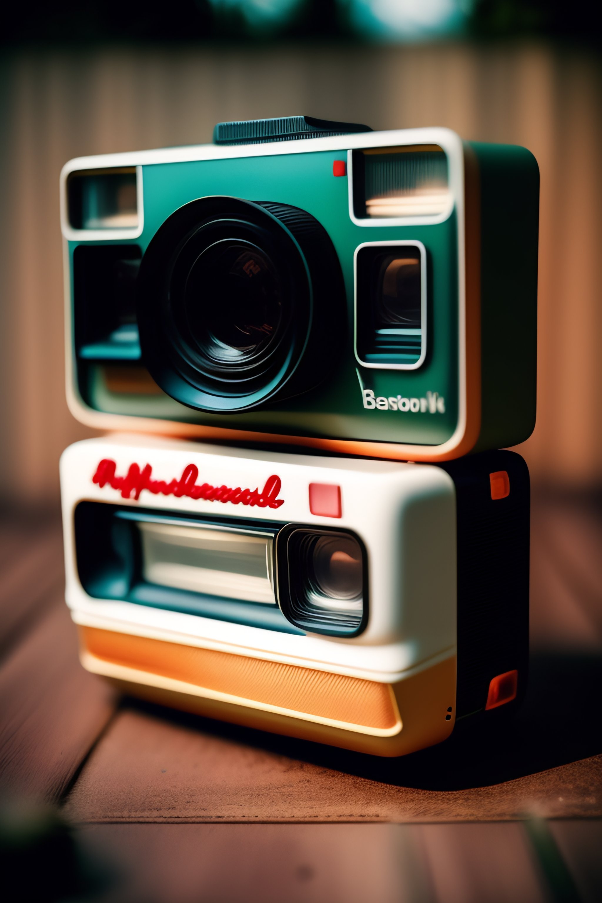 Lexica - 80s polaroid, authentic, vintage, film grain, realistic, bimbo