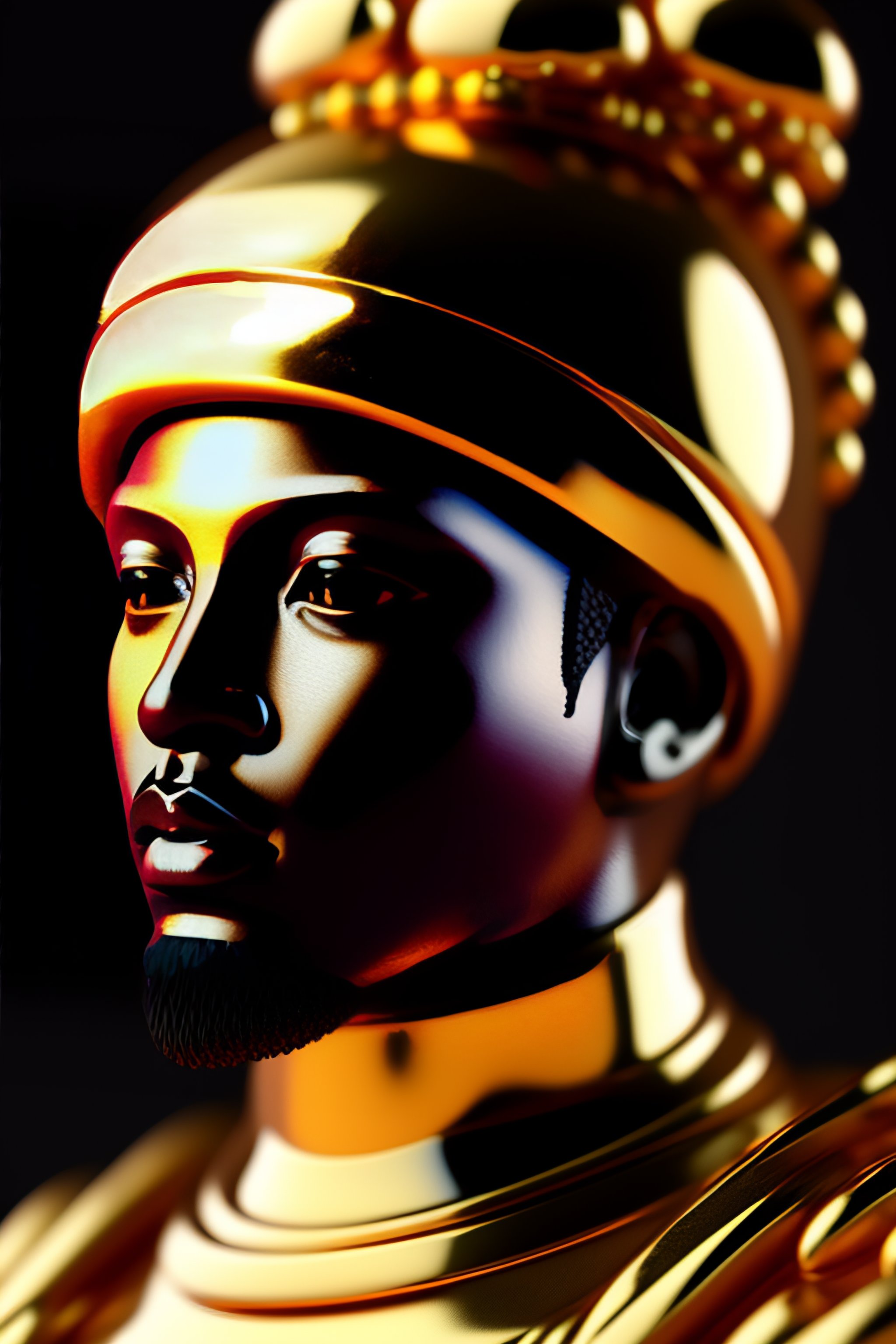 Lexica - Intricate portrait of 3d render of funko pop of mansa musa, 8k ...