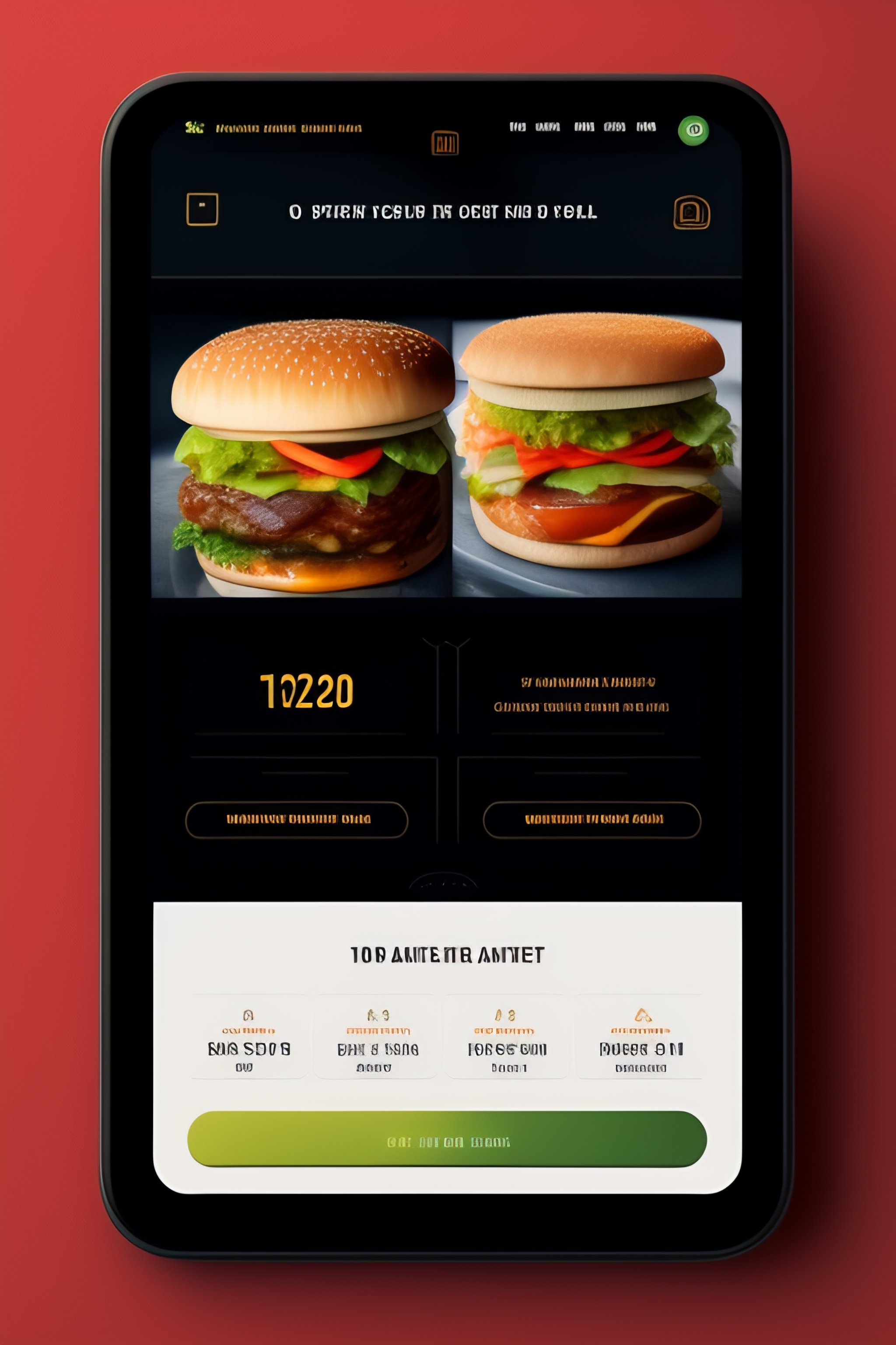 Lexica - User interface for restaurants