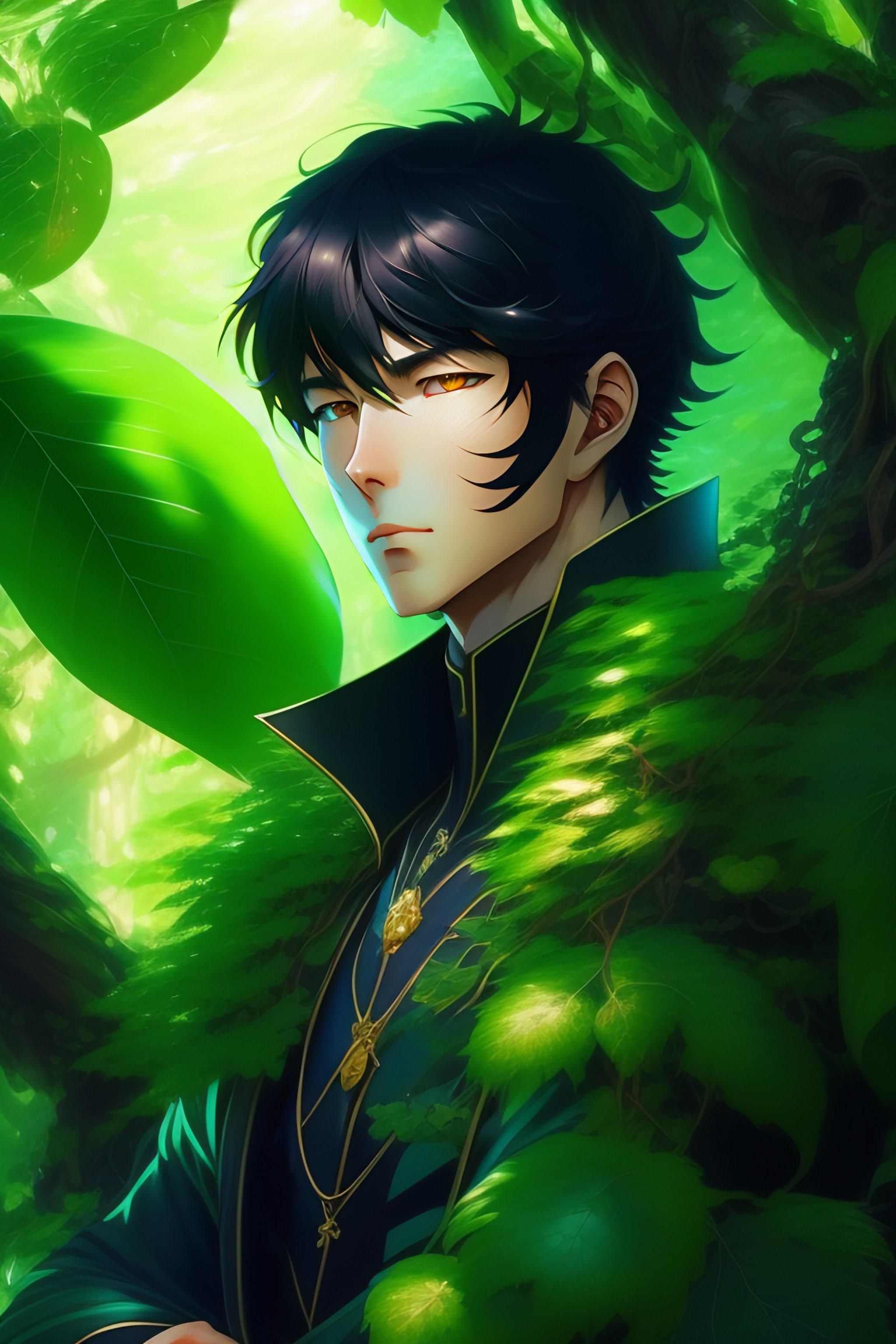 Lexica - Anime key visual of a 30yo developer man, crew black hair, dc ...