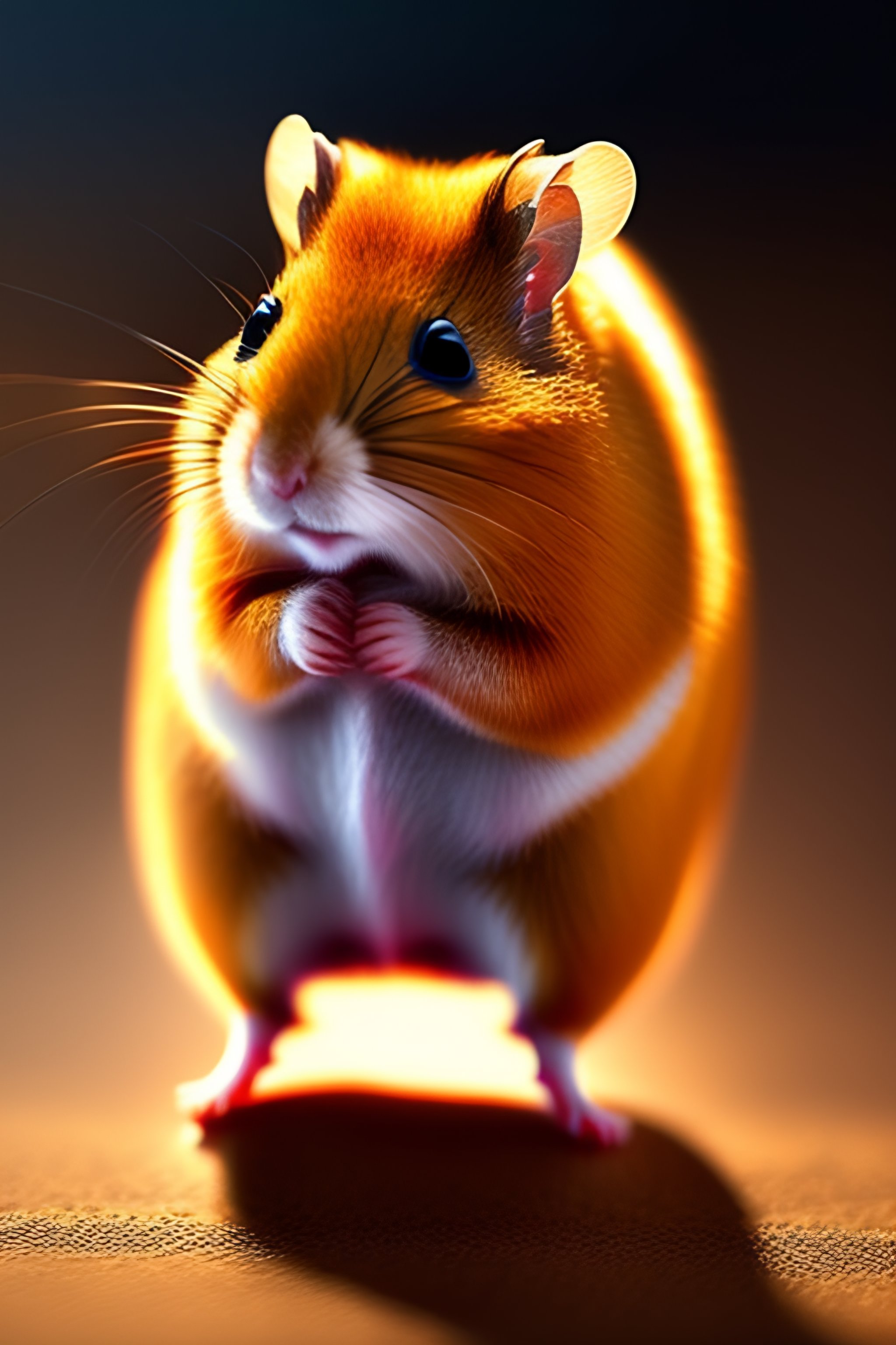 Lexica - A hamster with deer legs