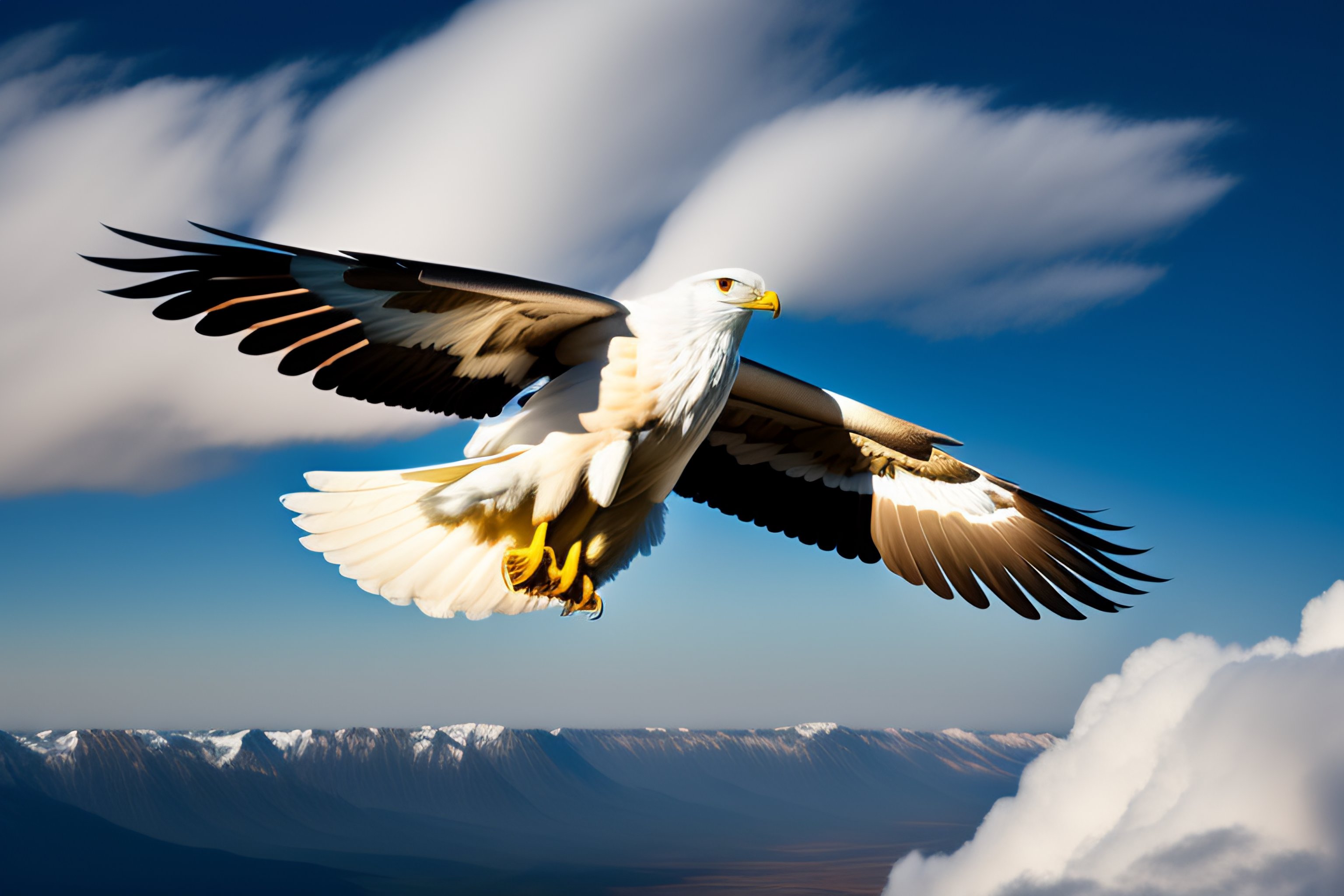 Lexica - GAINT WHITE EAGLE WING IN THE SKIES