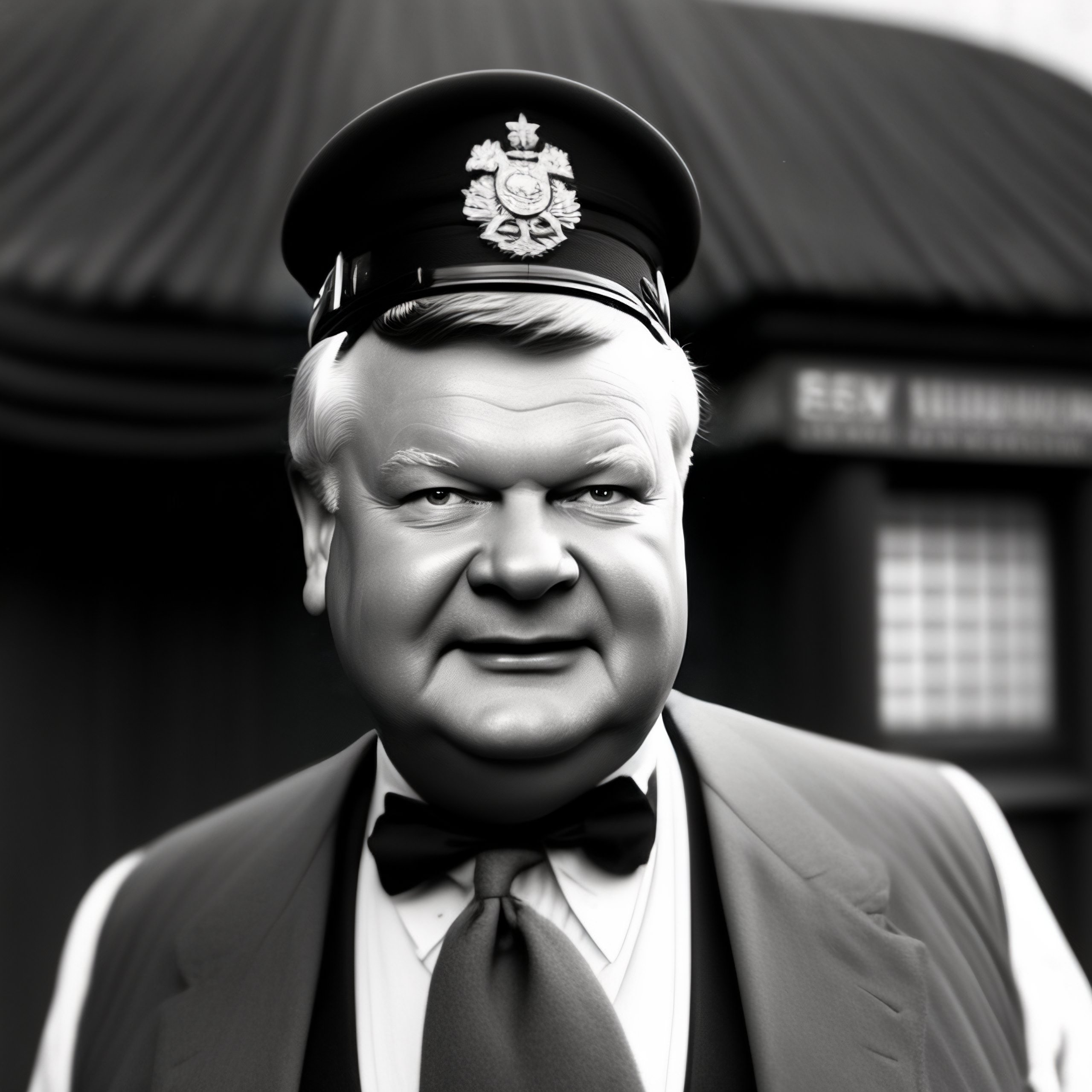 Lexica - Benny hill as an alcatraz jail prisoner