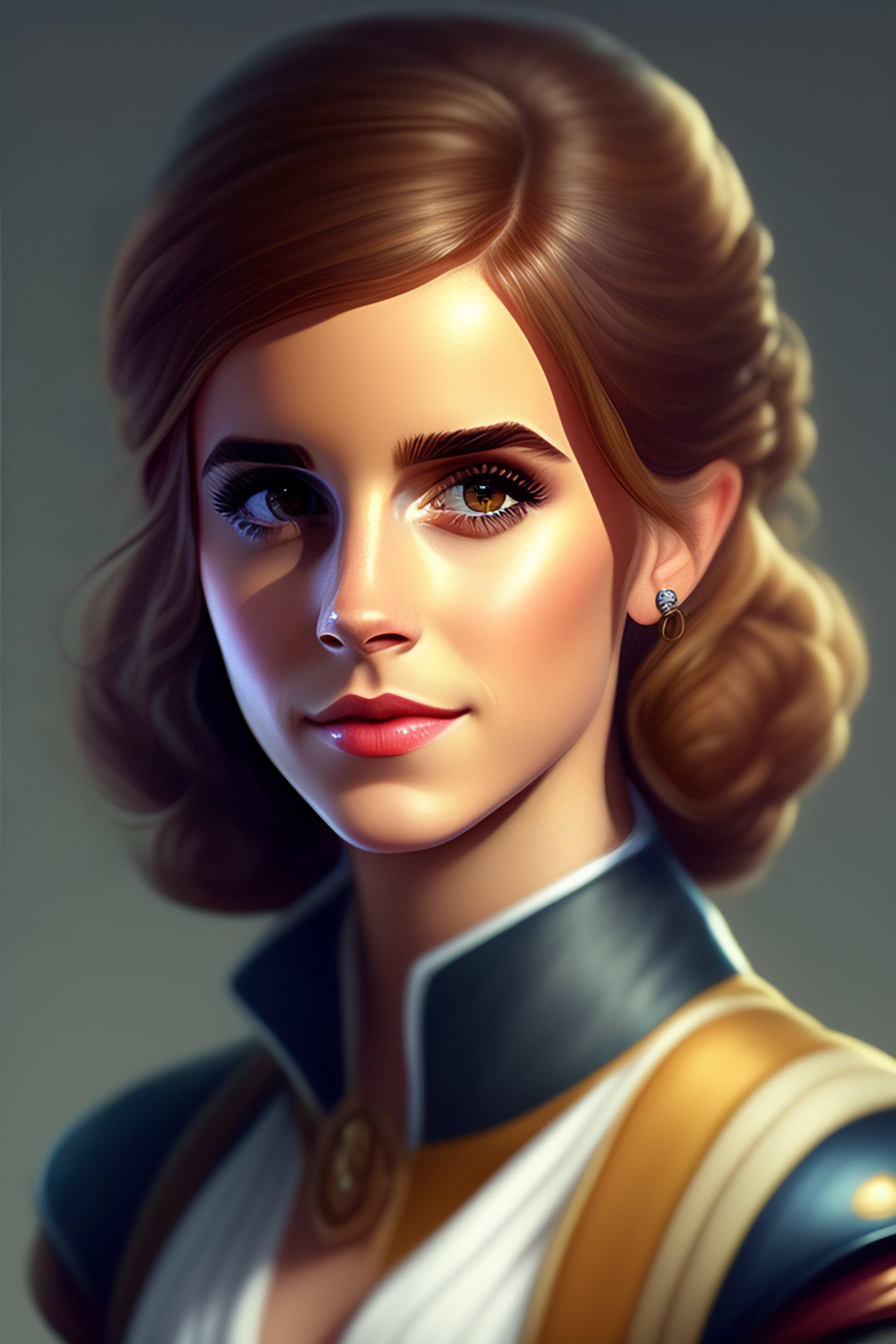 Lexica - Cute and adorable cartoon Emma Watson, fantasy, dreamlike ...