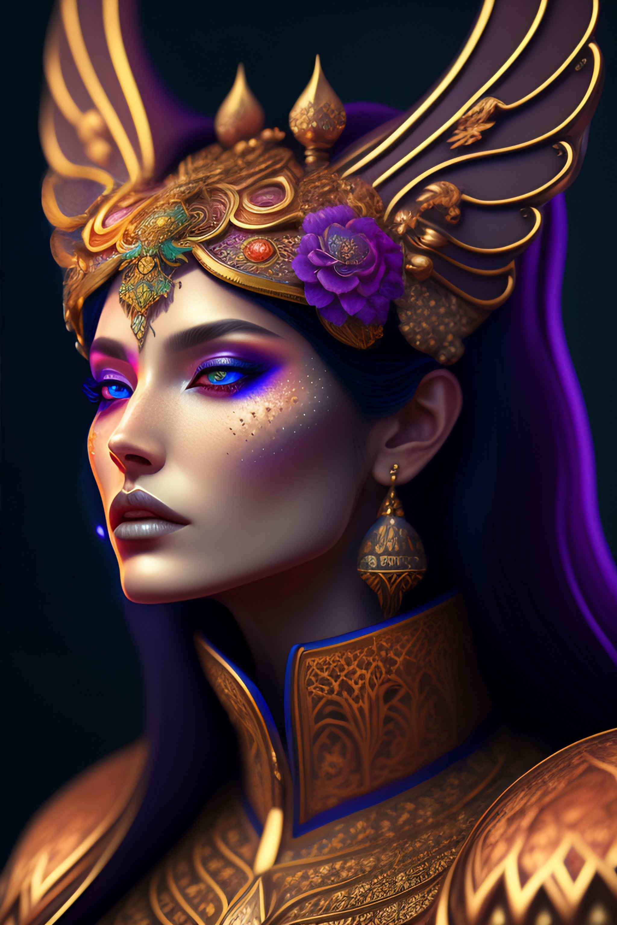 Lexica - Skull king concept art portrait by Casey Weldon, Olga Kvasha ...