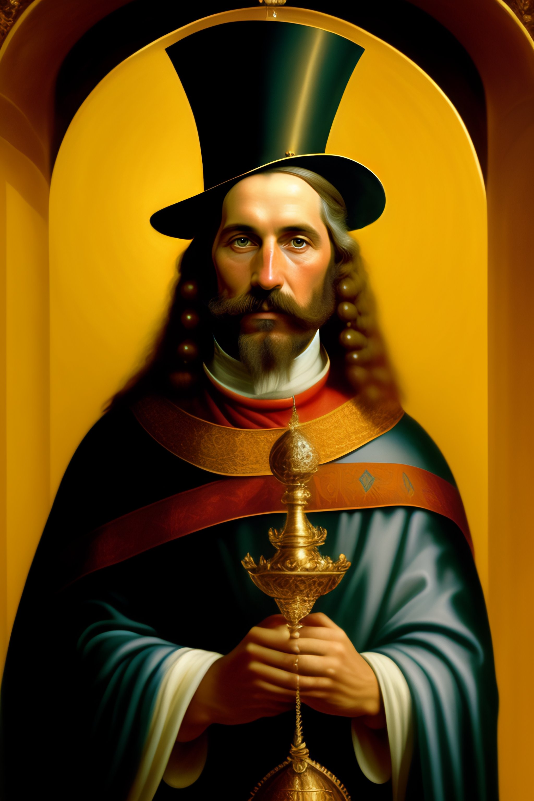 Lexica - A medieval magician wearing a turbant