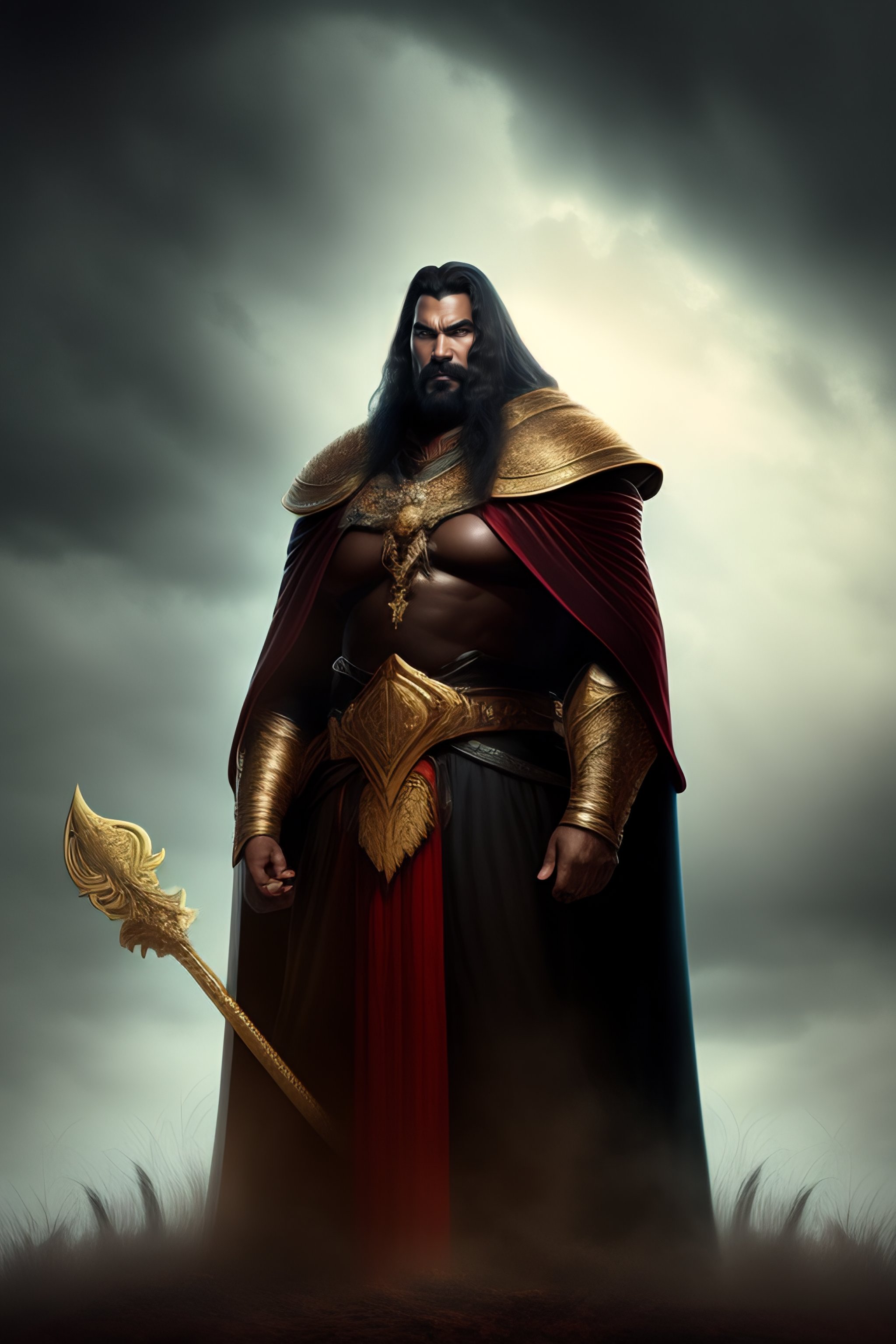 Lexica - Huge man with fangs in the blood