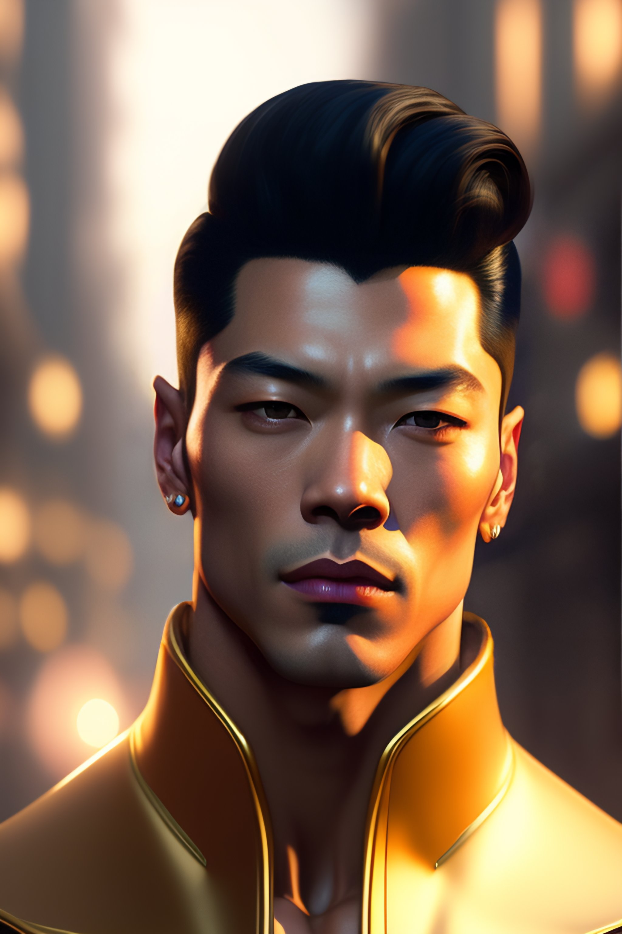 Lexica - Josuke Higashikata, realistic, detailed, centered, digital ...