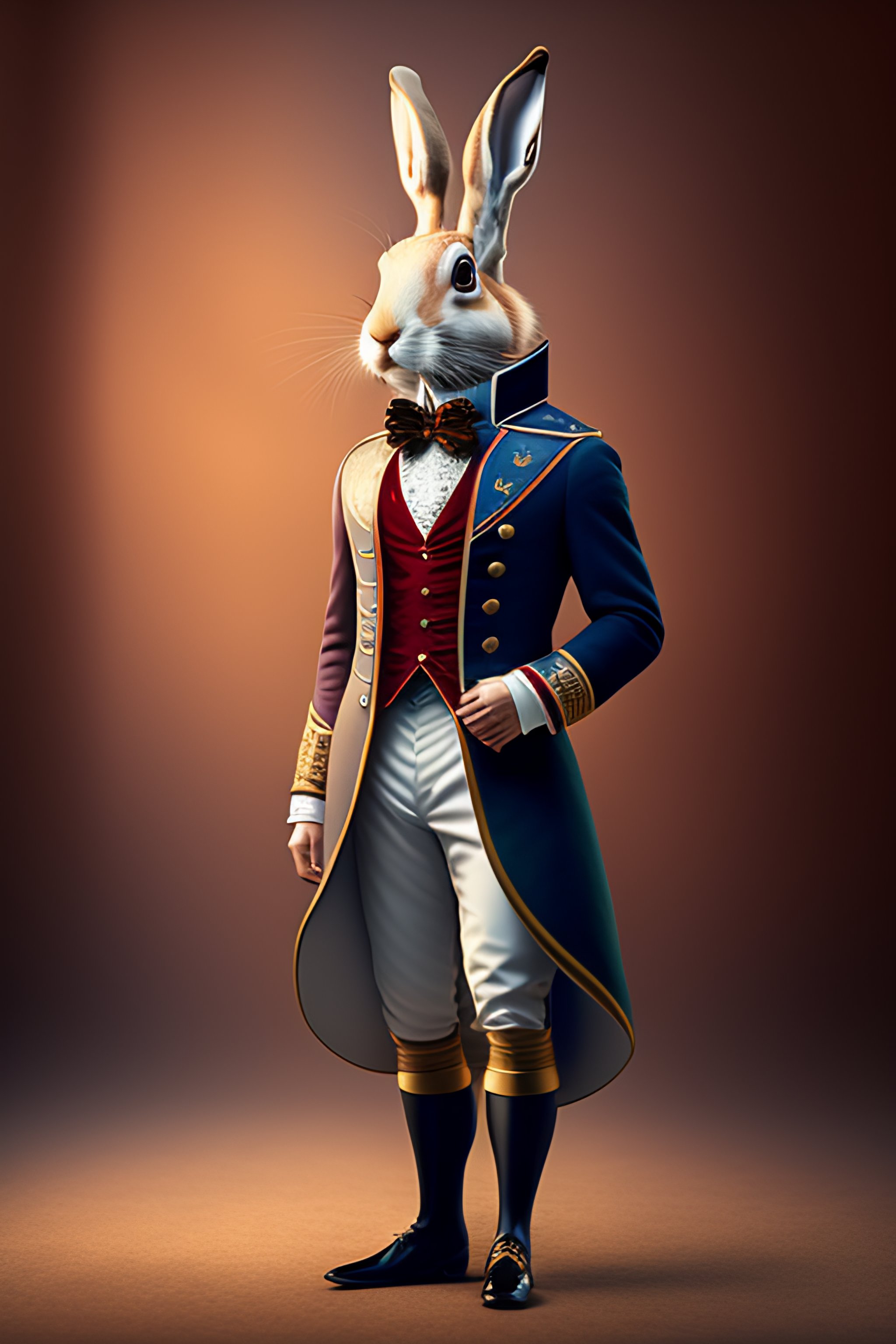 Lexica - Anthropomorphic figure of a hare, white rabbit from Allice in ...