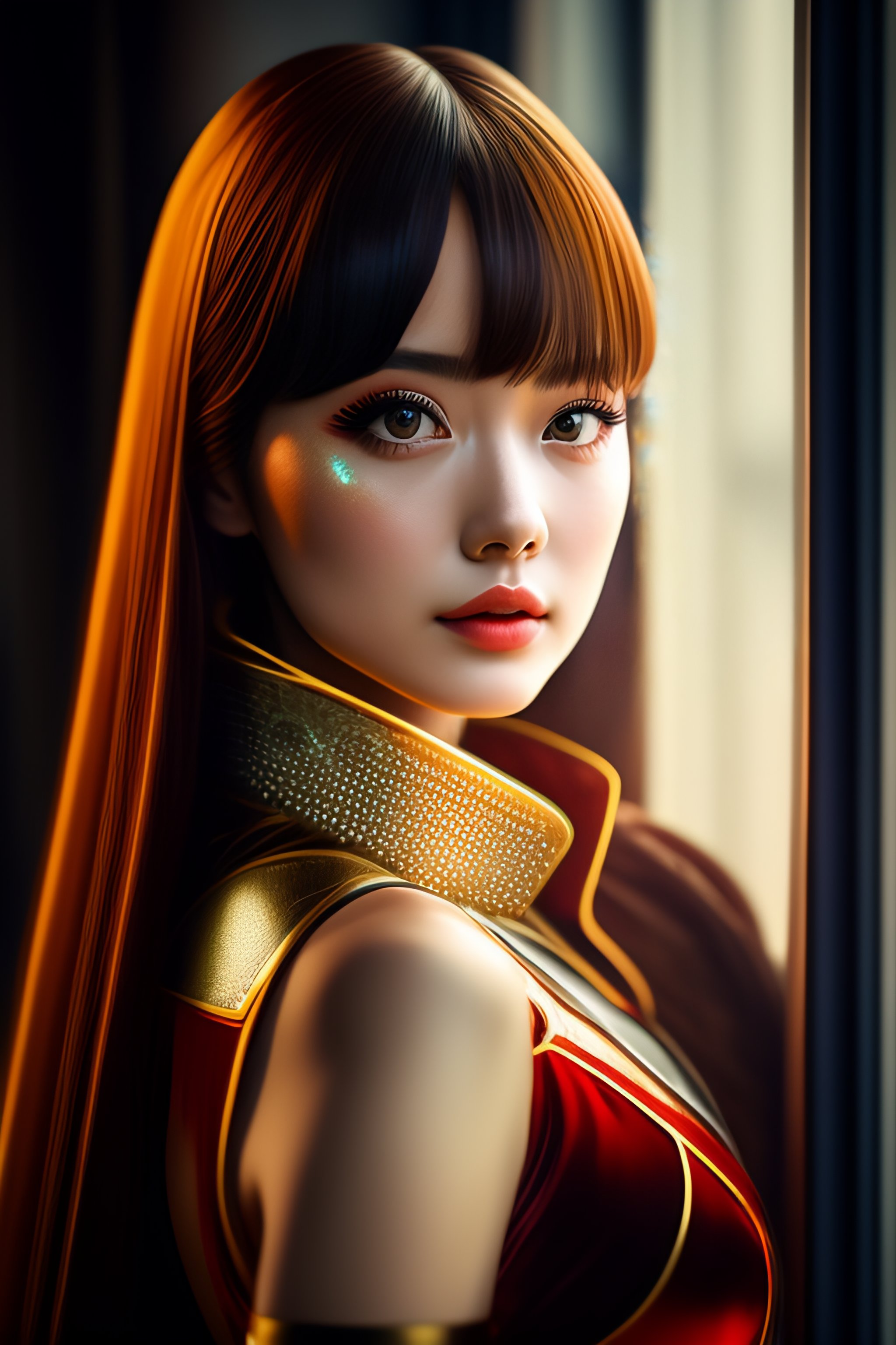Lexica - Photoreal, cosplay, Cosplayer, Kanna Hashimoto, cute girl ...