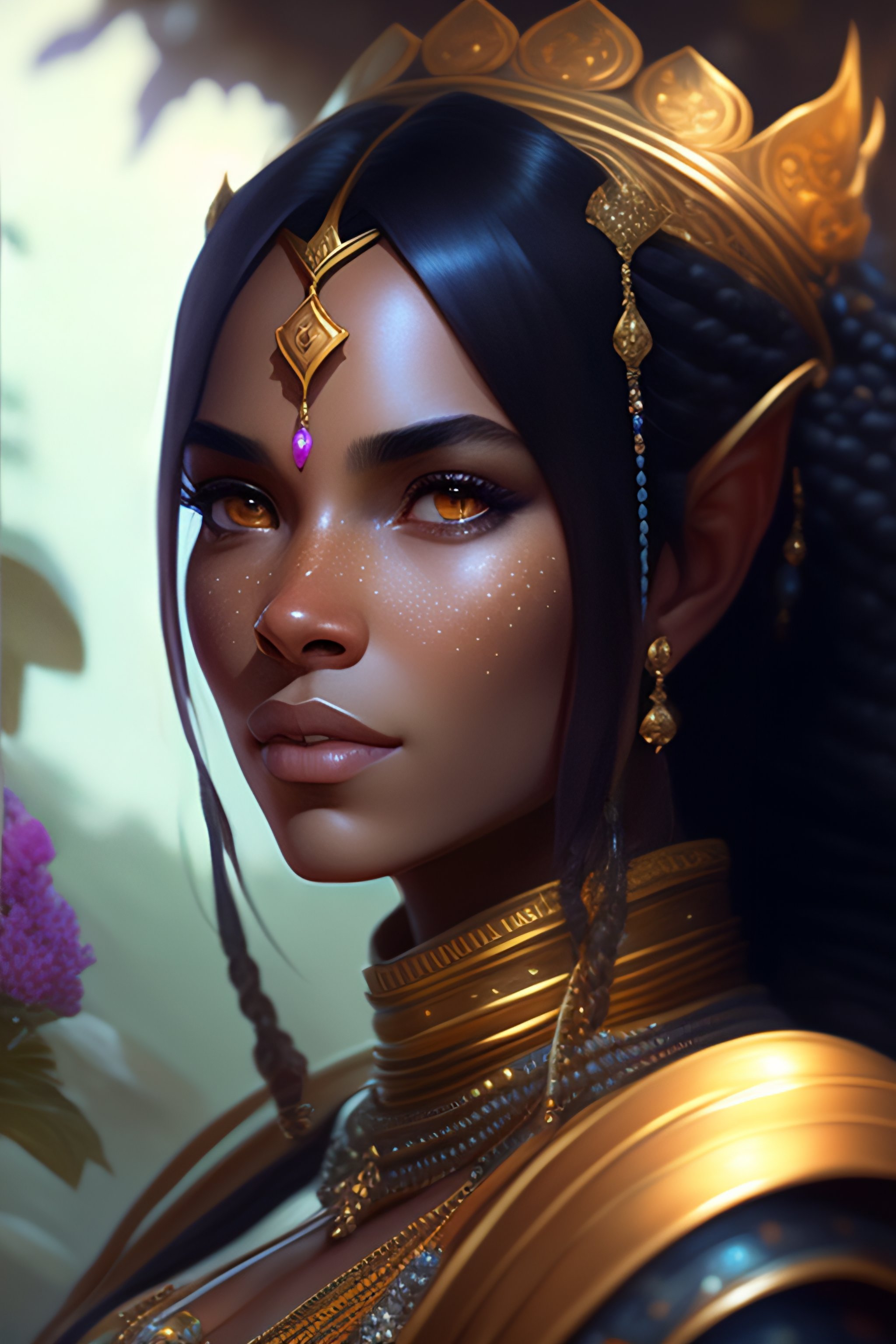 Lexica - Highly detailed portrait of beautiful princess in avatar ...