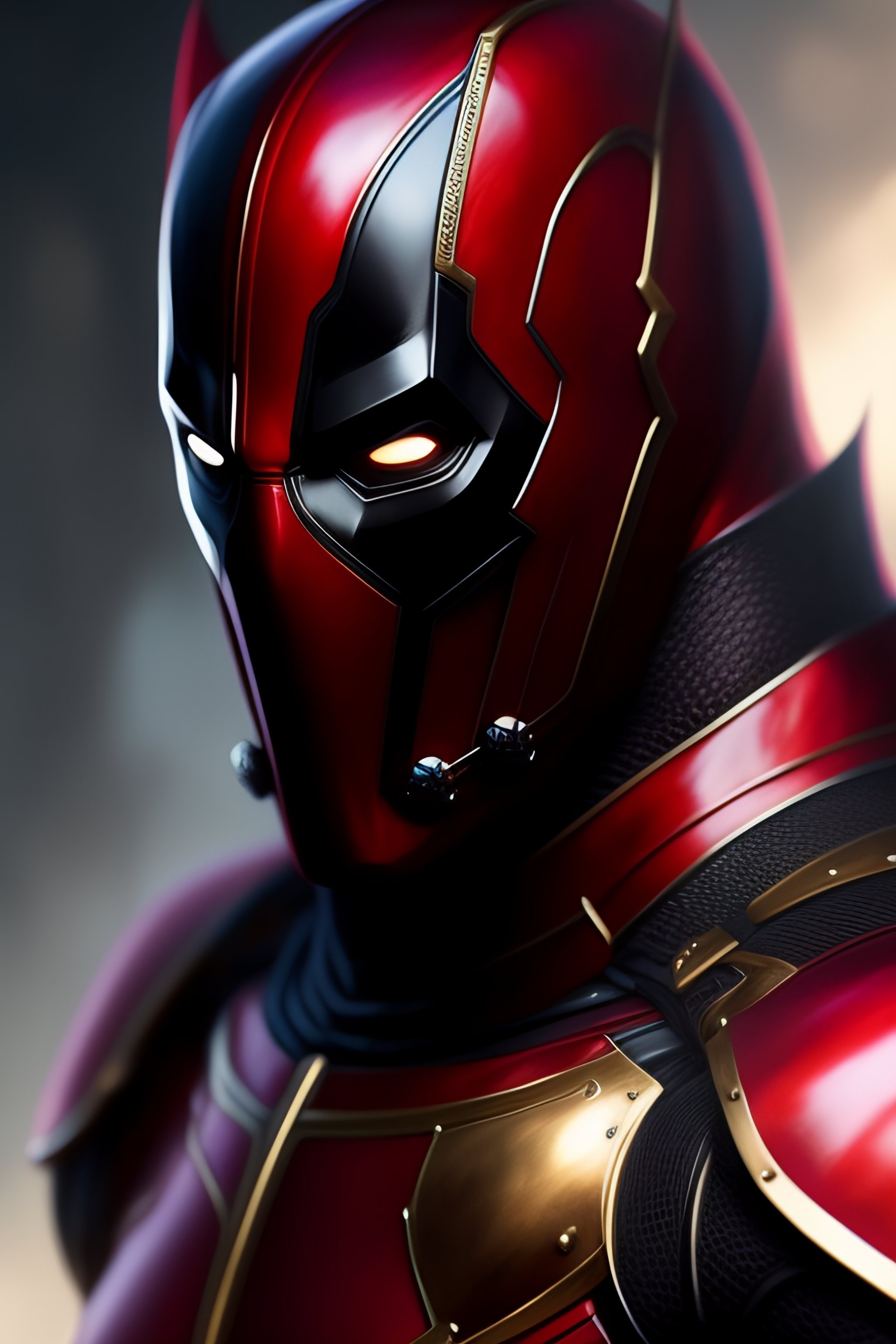 Lexica - Full body potrait extremely muscular deadpool medieval knight ...