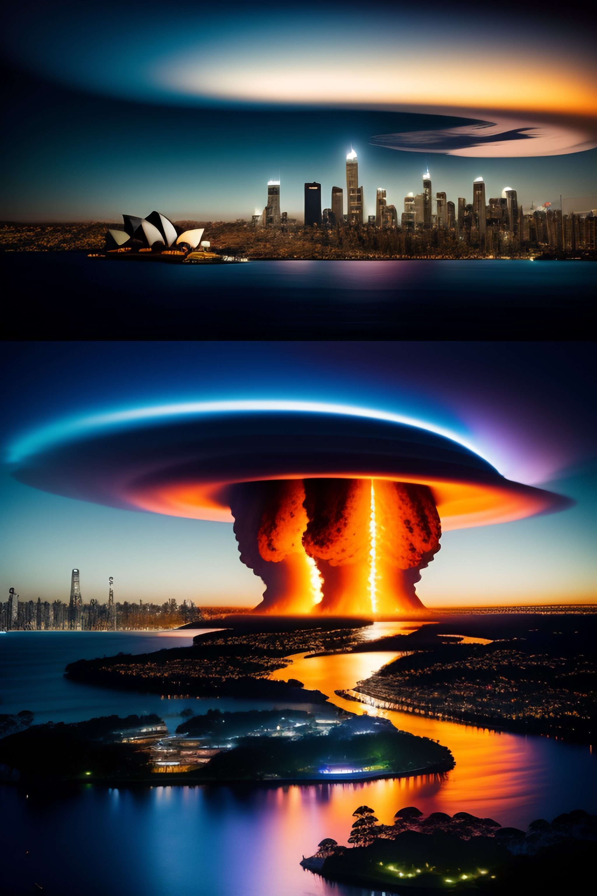 Lexica - Sydney Australia, nuclear explosion, disaster, city destroyed ...