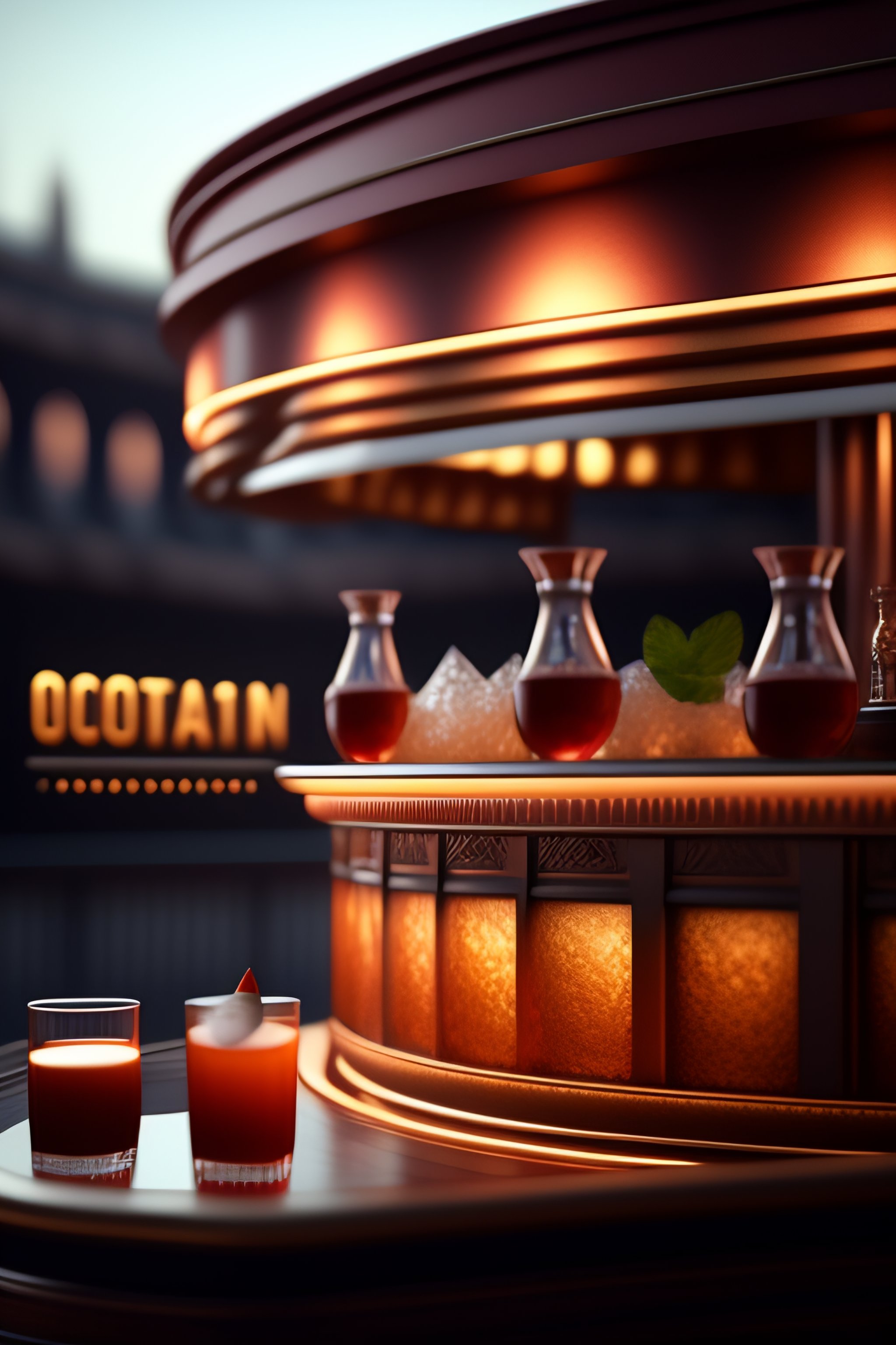 Lexica - Colosseum editorial bar photography from advertising campaign ...