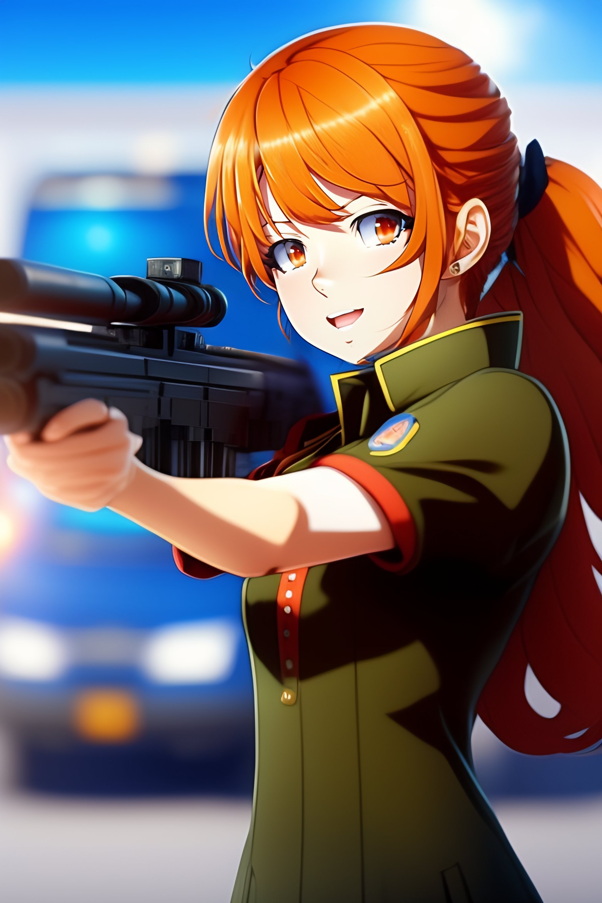 Gun Pointing At You Anime