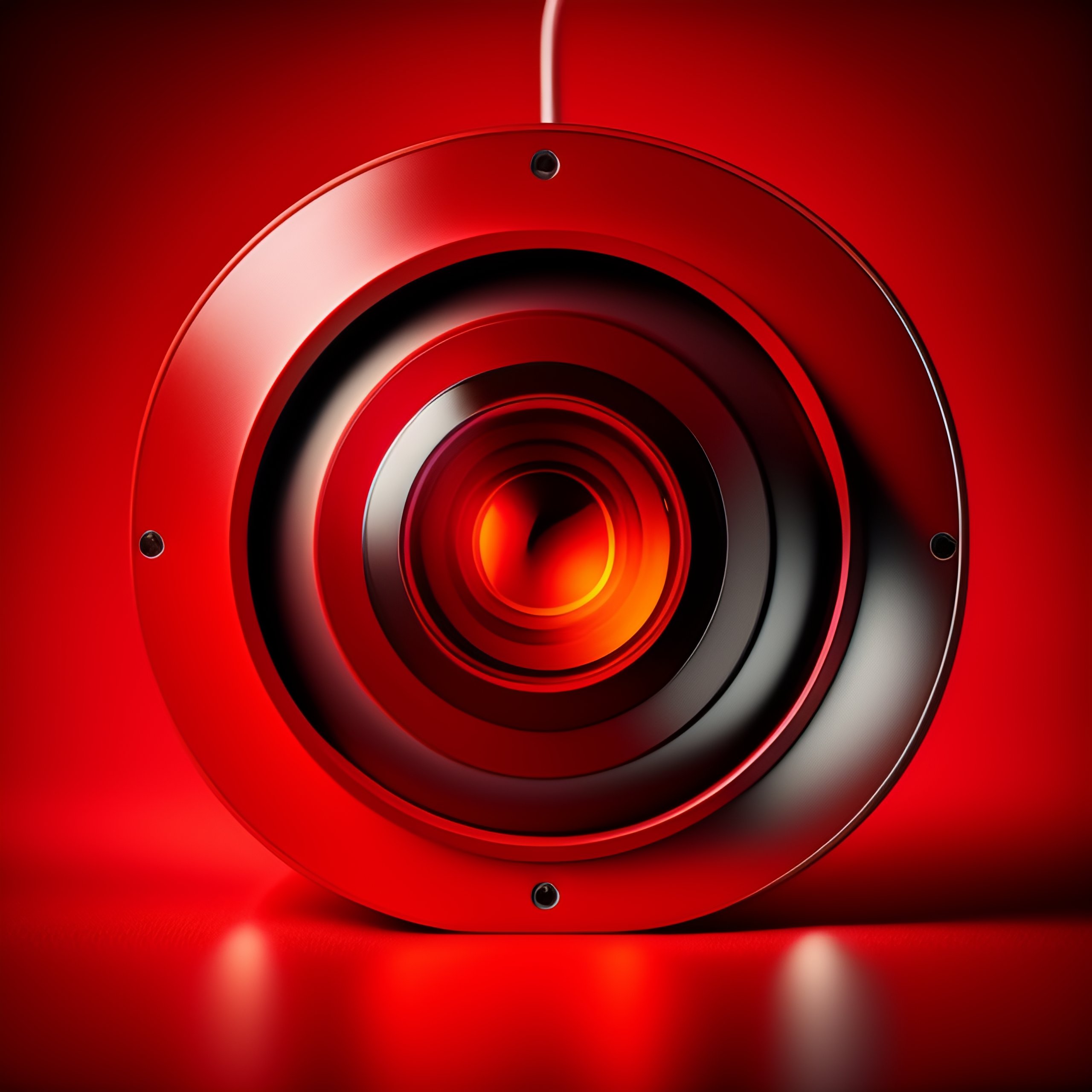 Lexica - Red background,side view product photography of a camera ...