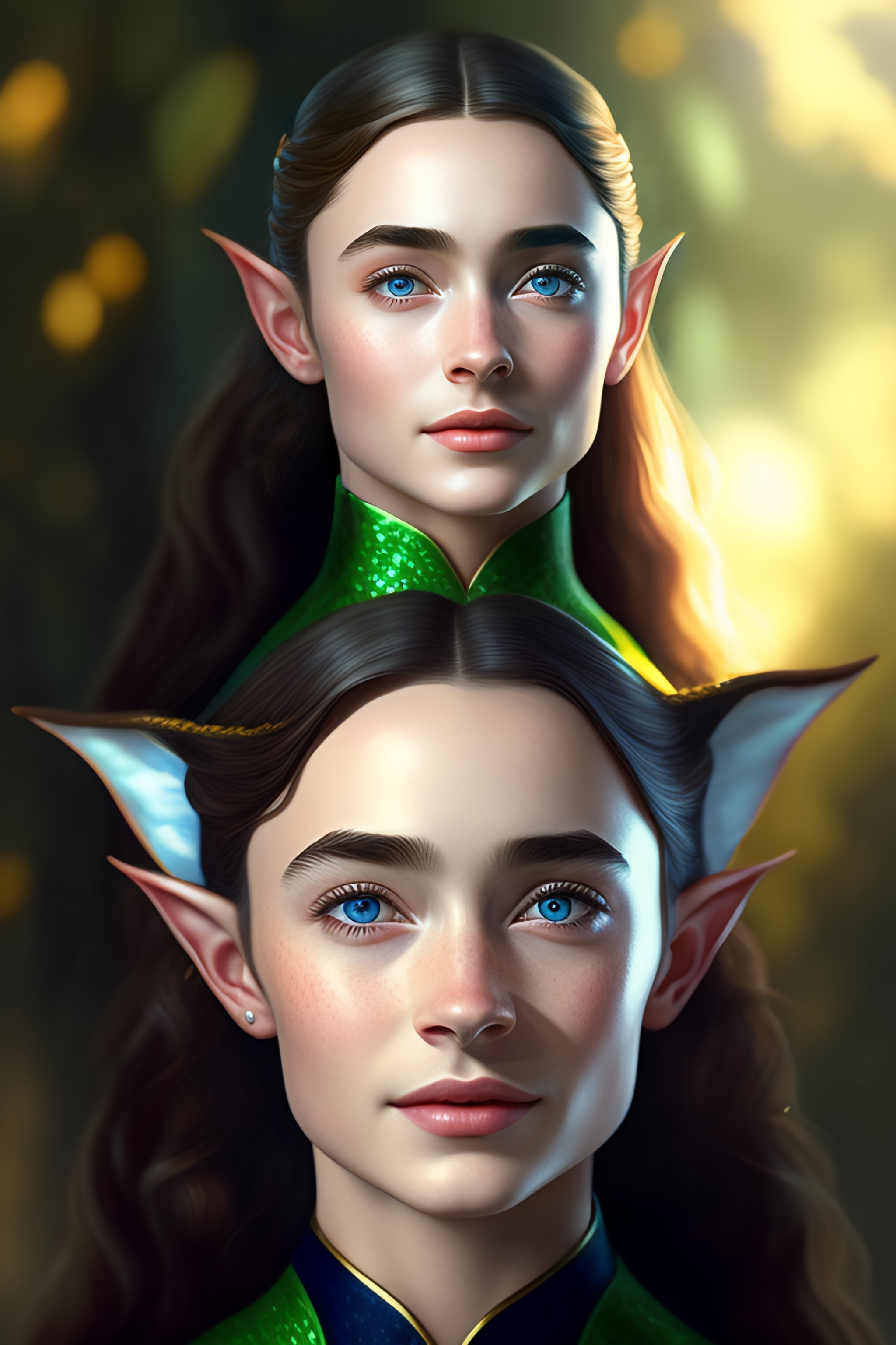 Lexica - Photo of raffey cassidy as an elf with very long pointed ears ...