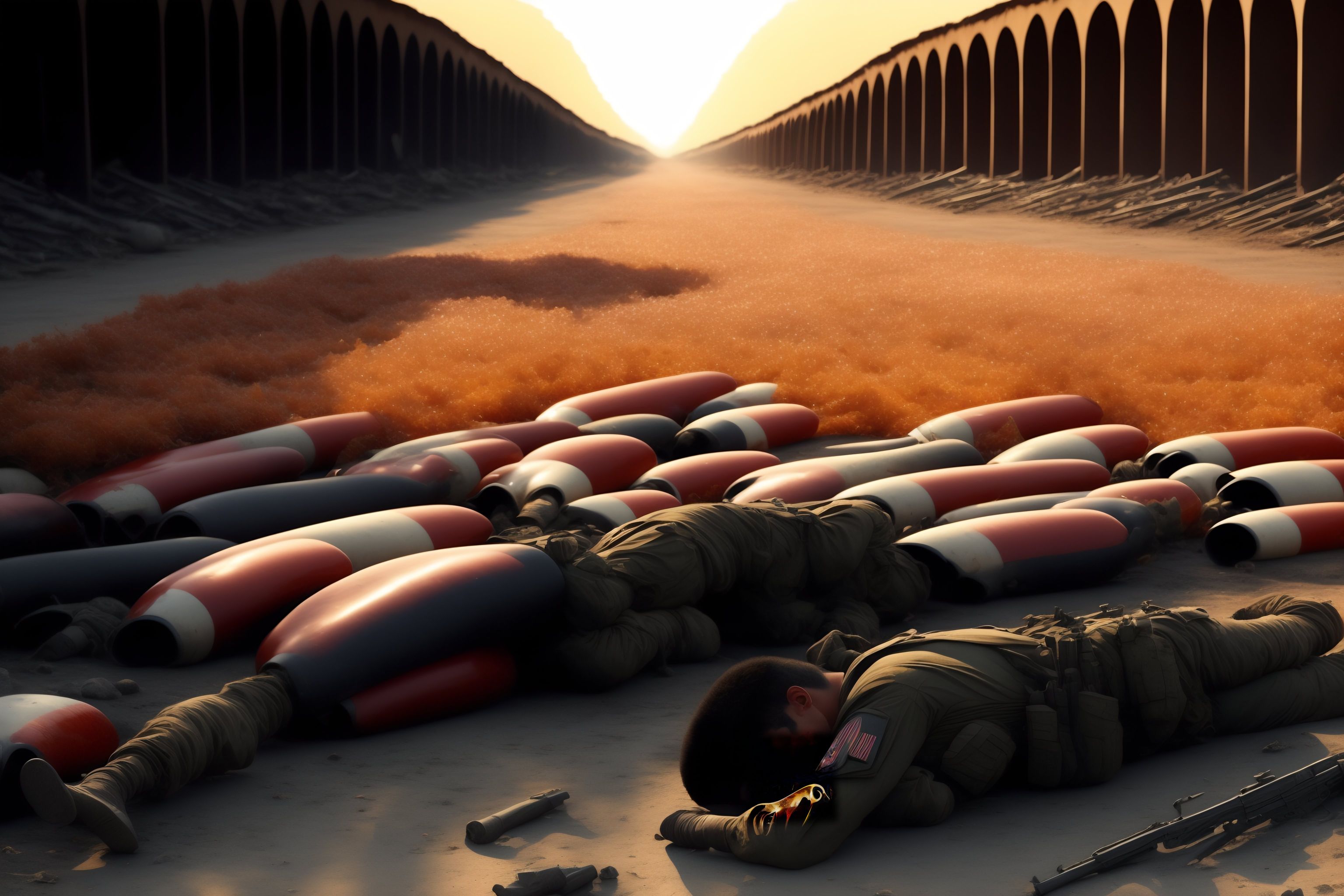 Lexica - A lot of people killed after the war. fallen people