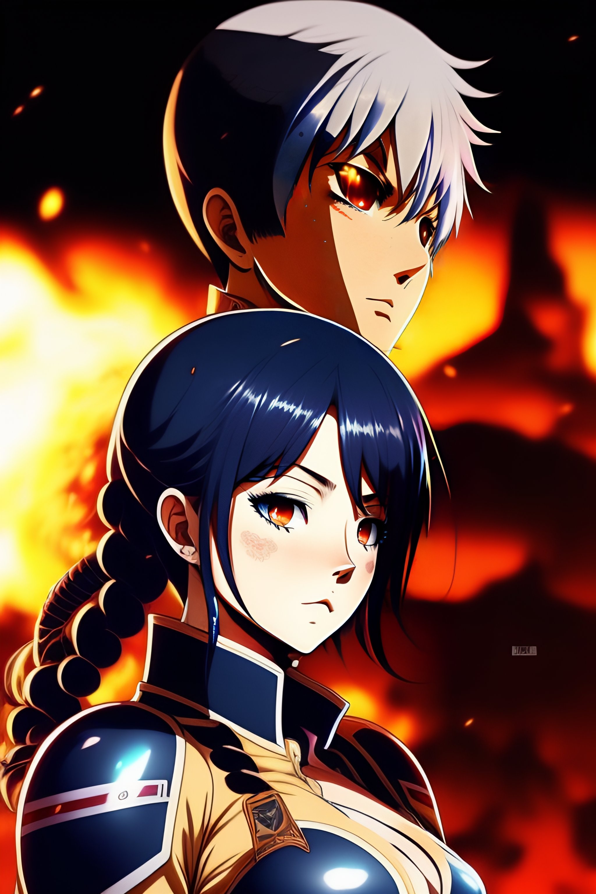 Lexica - , fight, anime, attack on titan, woman, big jango fett