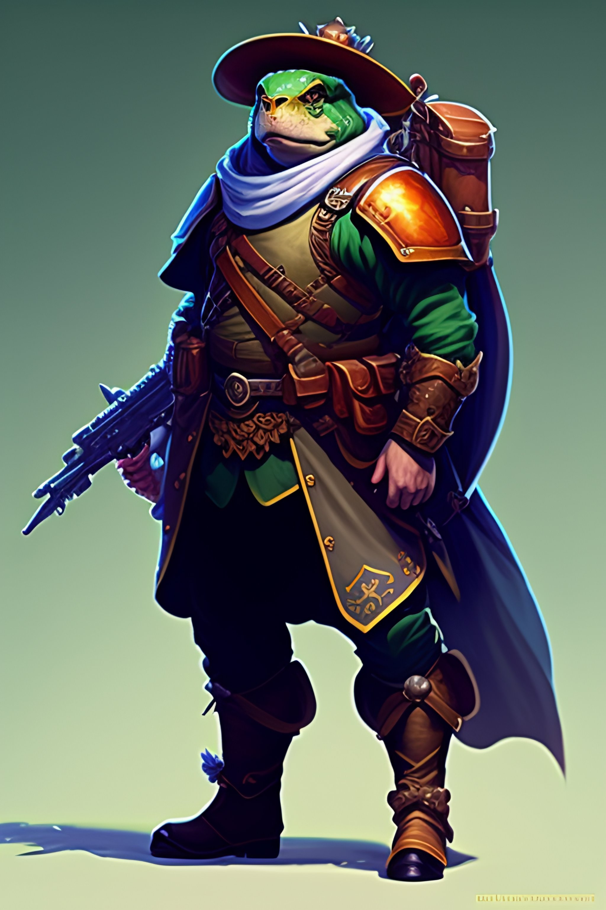 Lexica - Dnd character of a tortle artificer who has cannons strapped ...