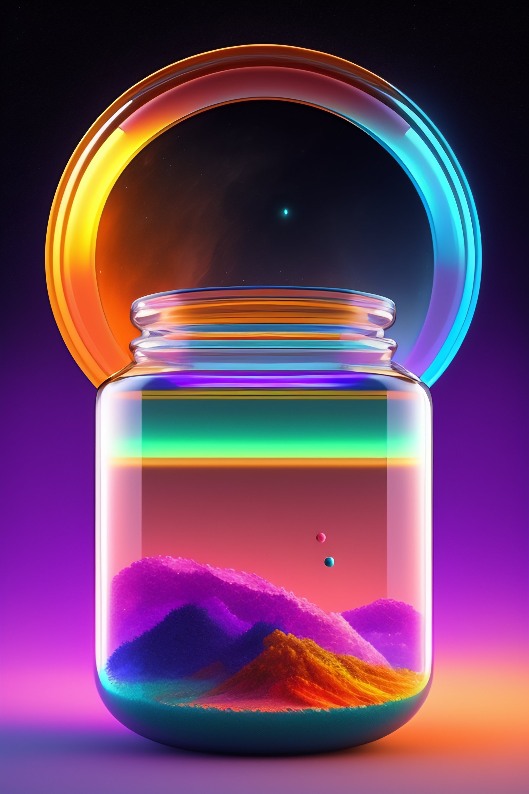 Lexica - Concept art. illustration. sci - fi. multicolour pills in a ...