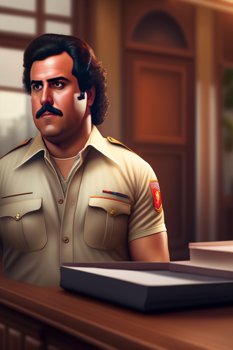 Lexica - Pablo escobar,looking at camera,super realistic,netflix,high ...