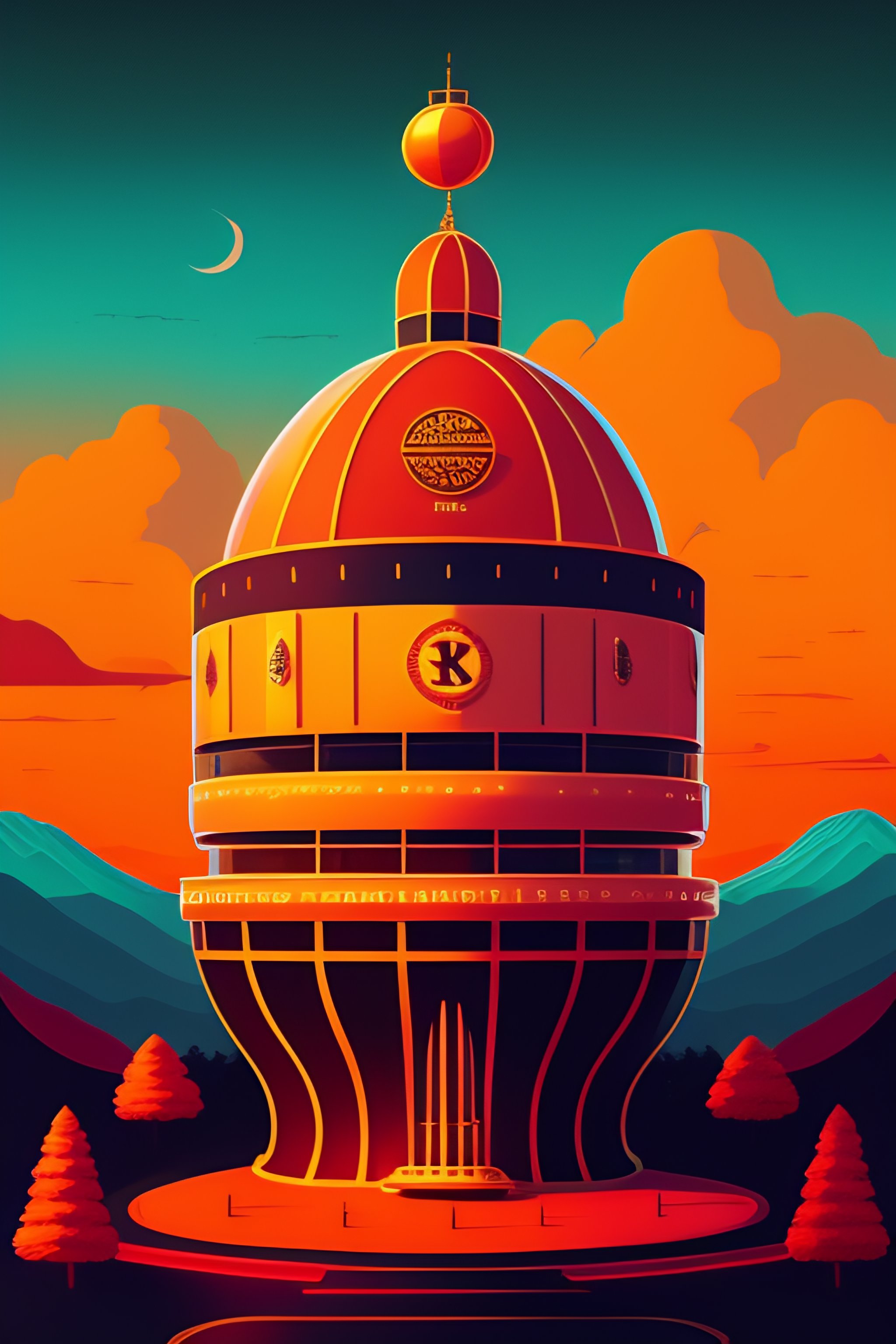 Lexica - Knoxville sunsphere in the shape of a bourbon barrel, sharp ...