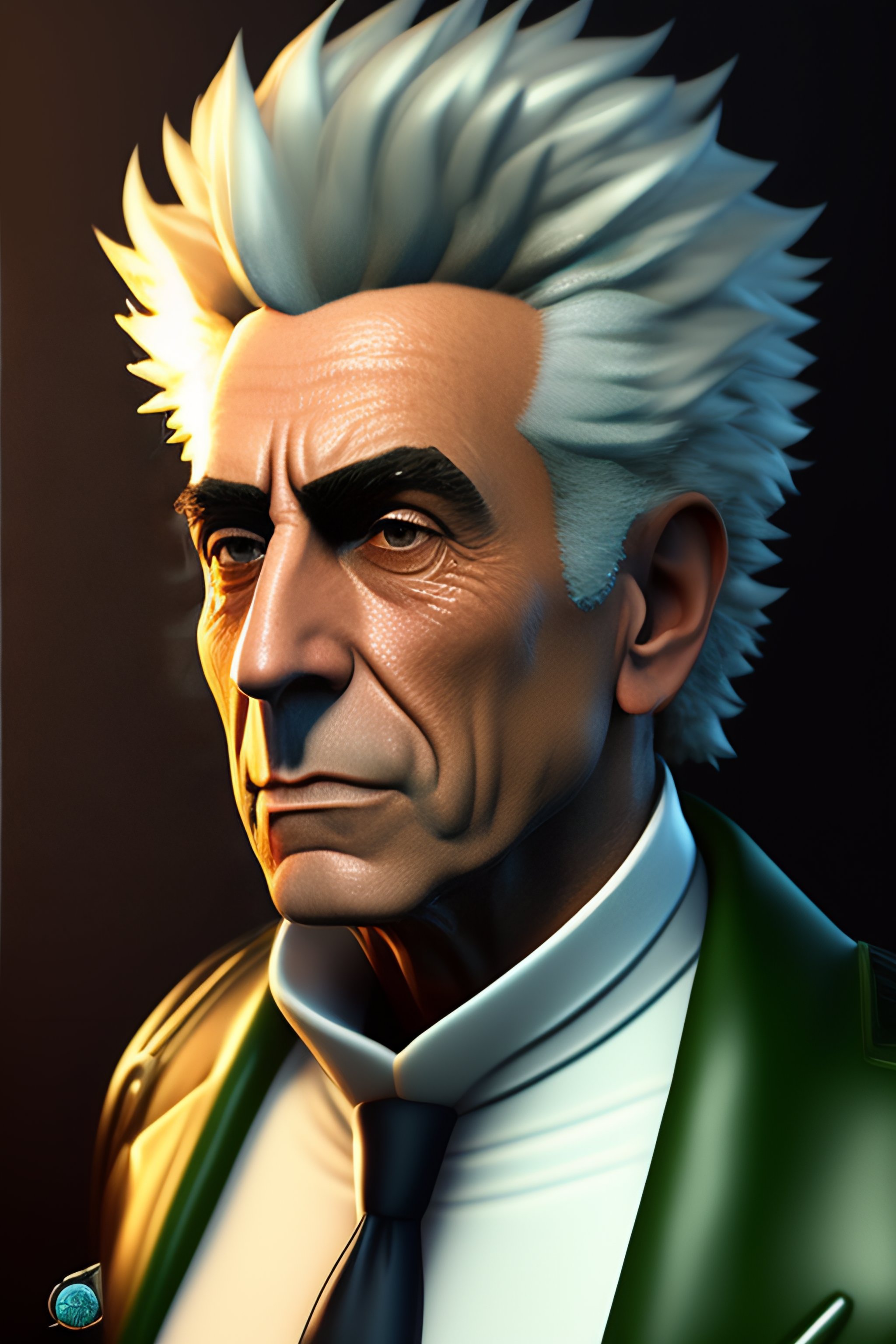 Lexica - Realistic Rick Sanchez