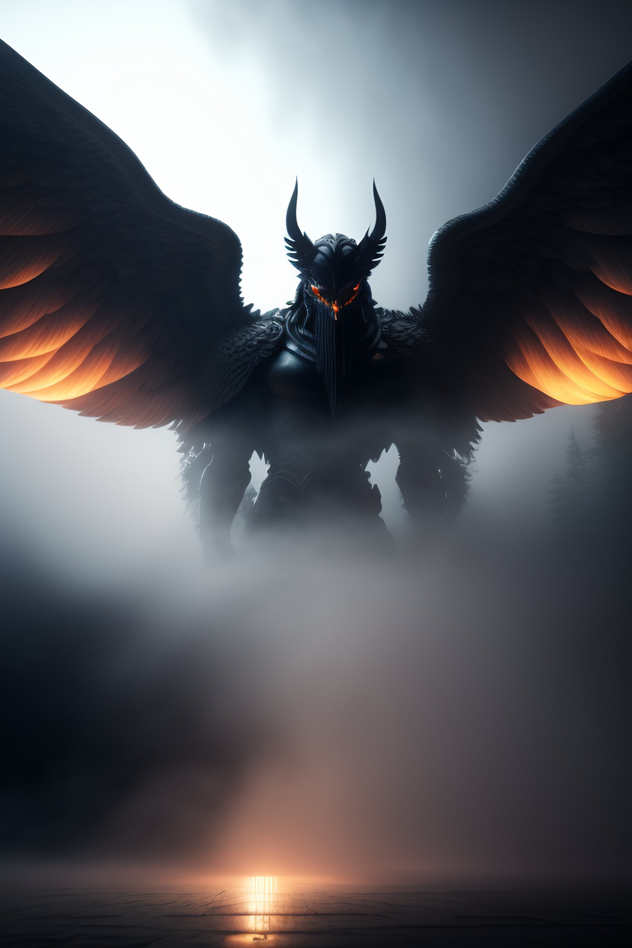 Lexica - "A technological winged demon, ultra-detailed cinematic from ...