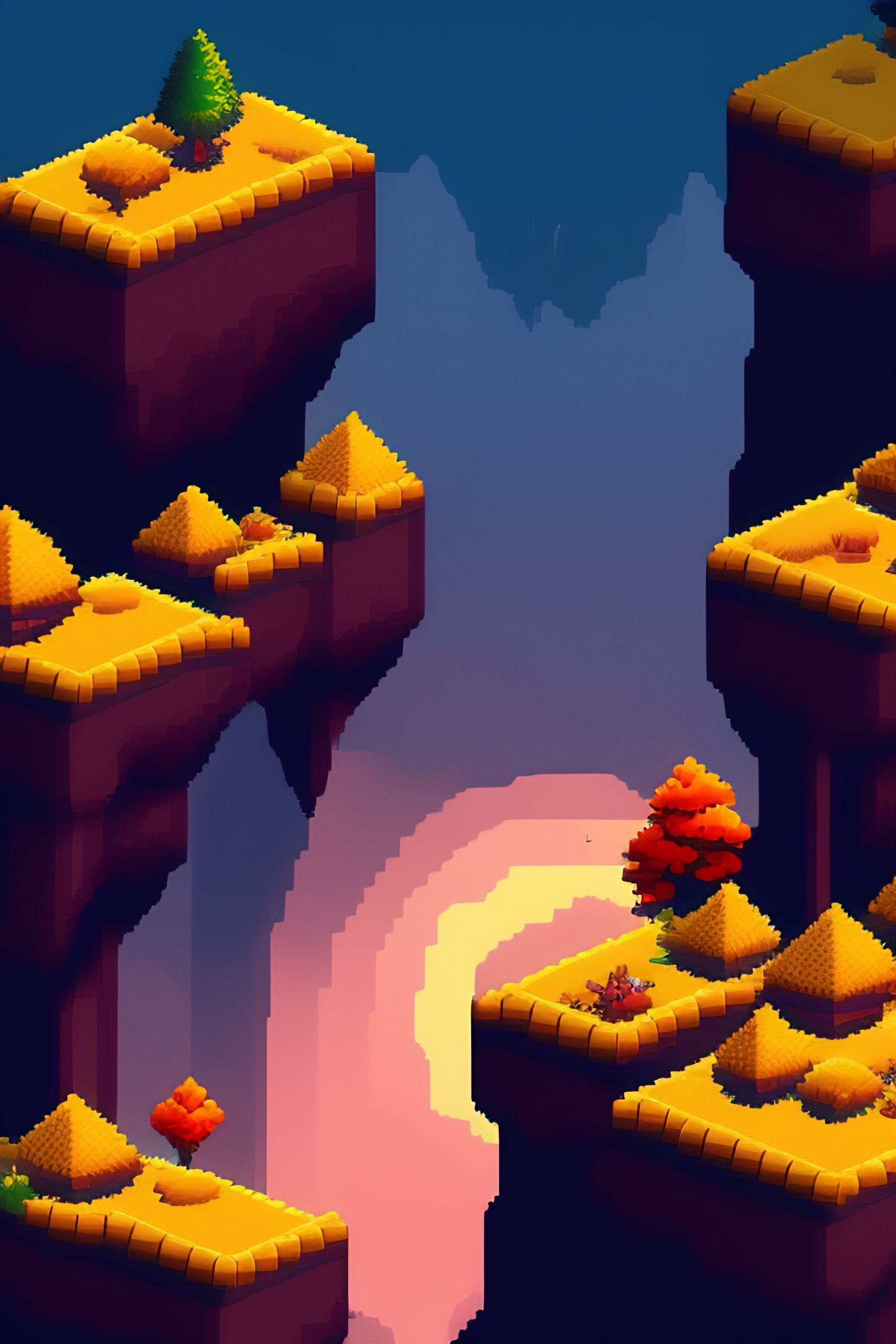 Lexica - Game scenery pixel art 2d, unity, building
