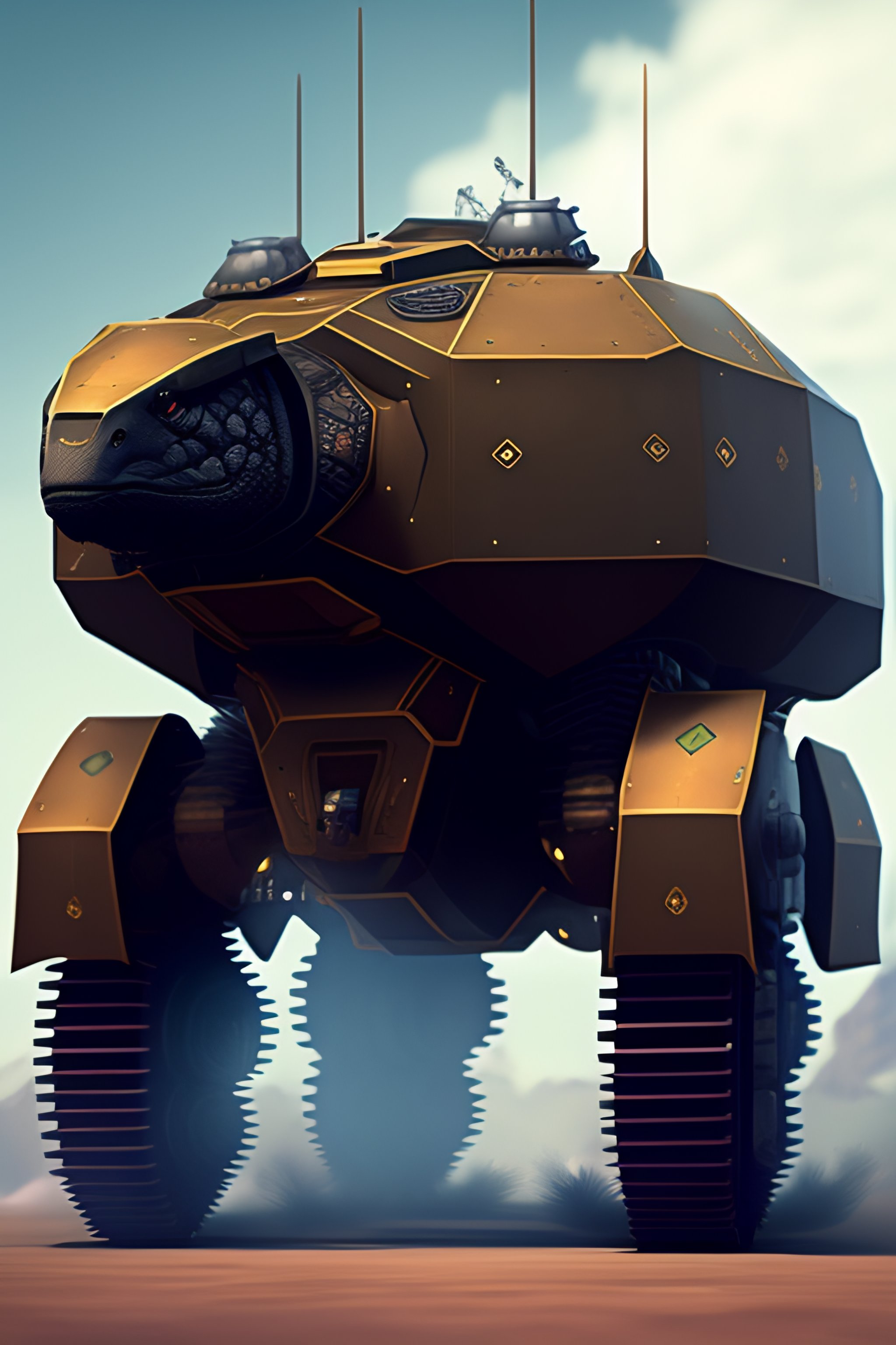 Lexica - Behemoth armored turtle mech