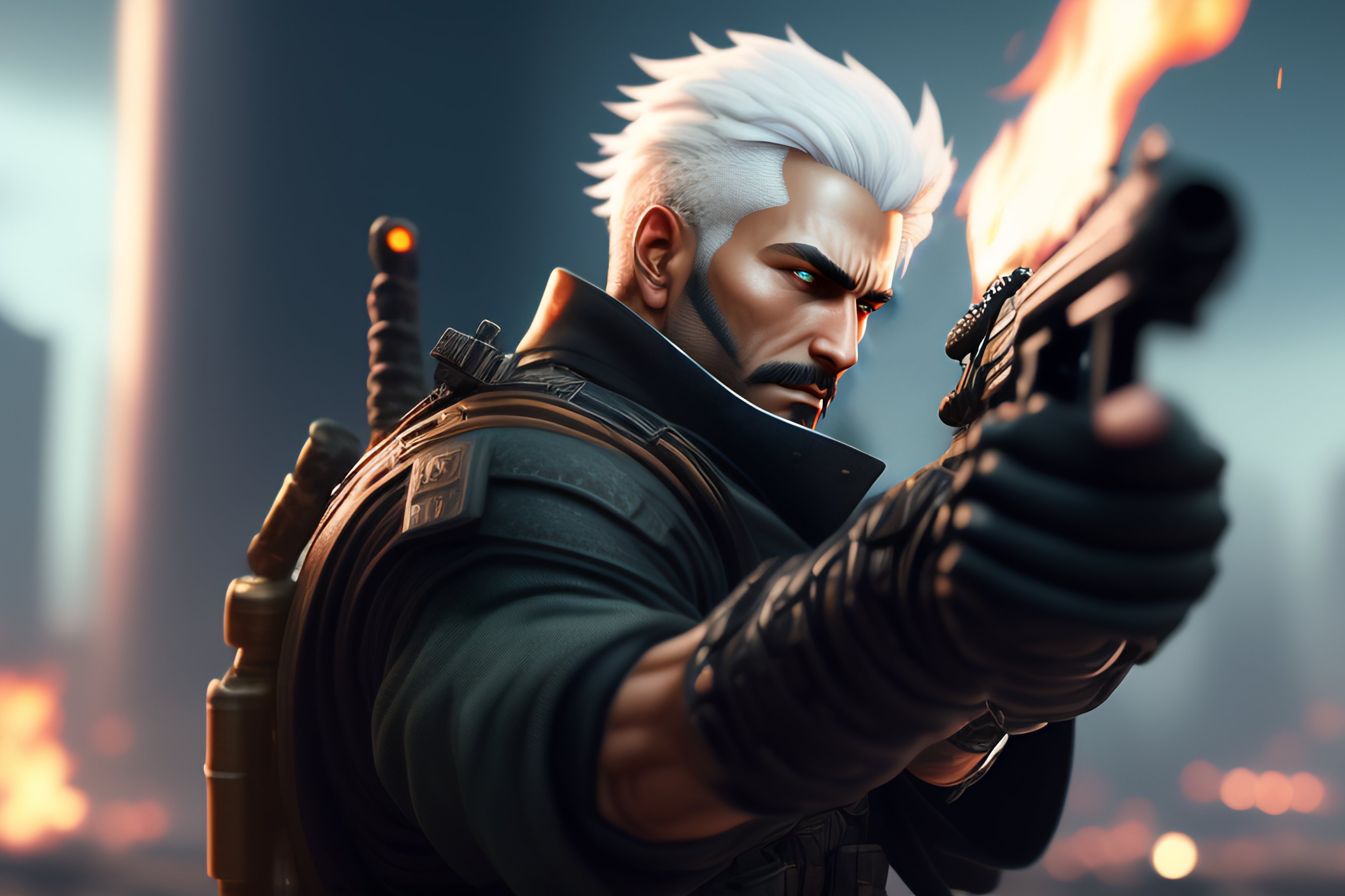 Action Pose Gun